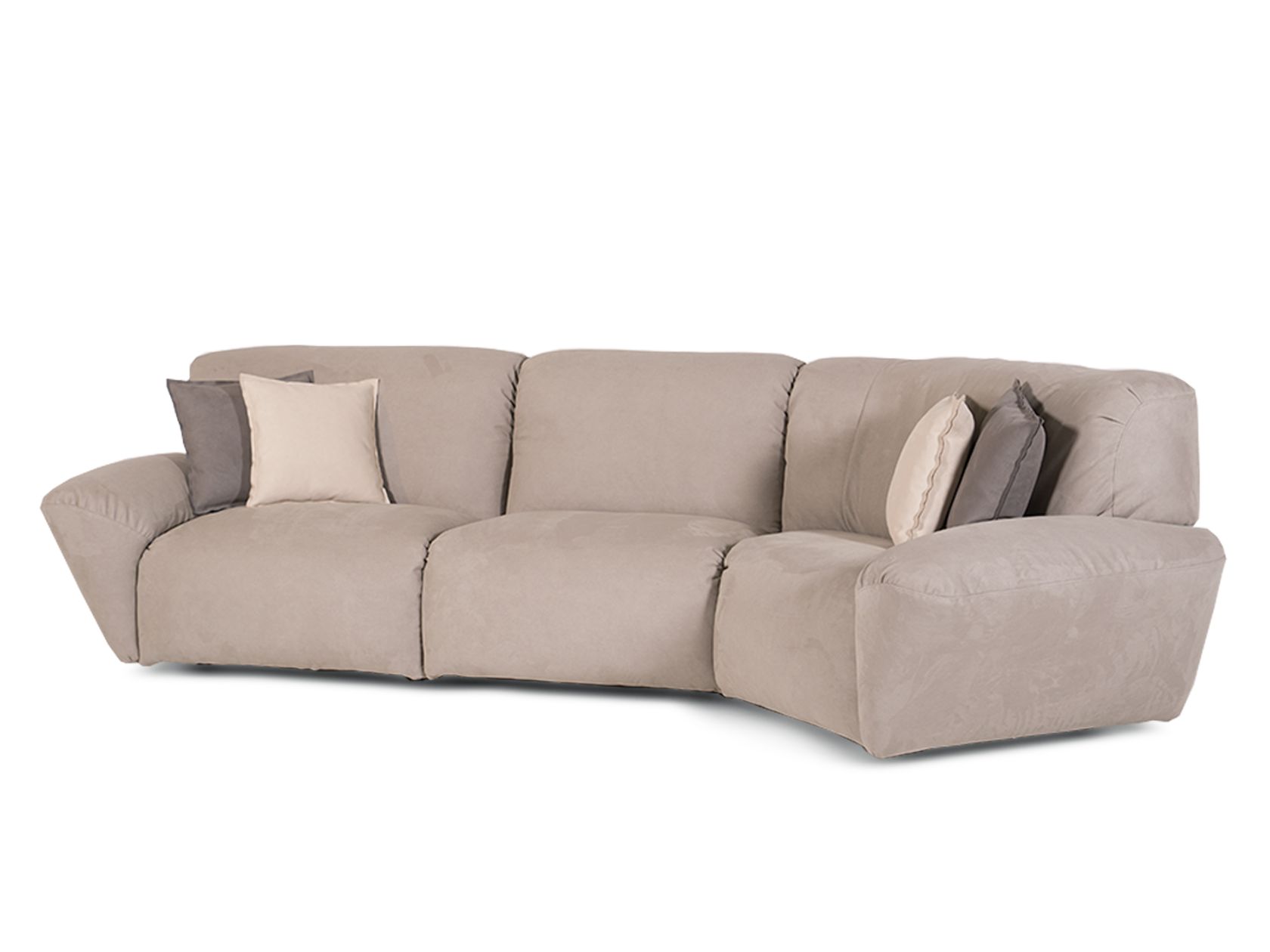 BELUGA | Curved sofa By Mantellassi 1926