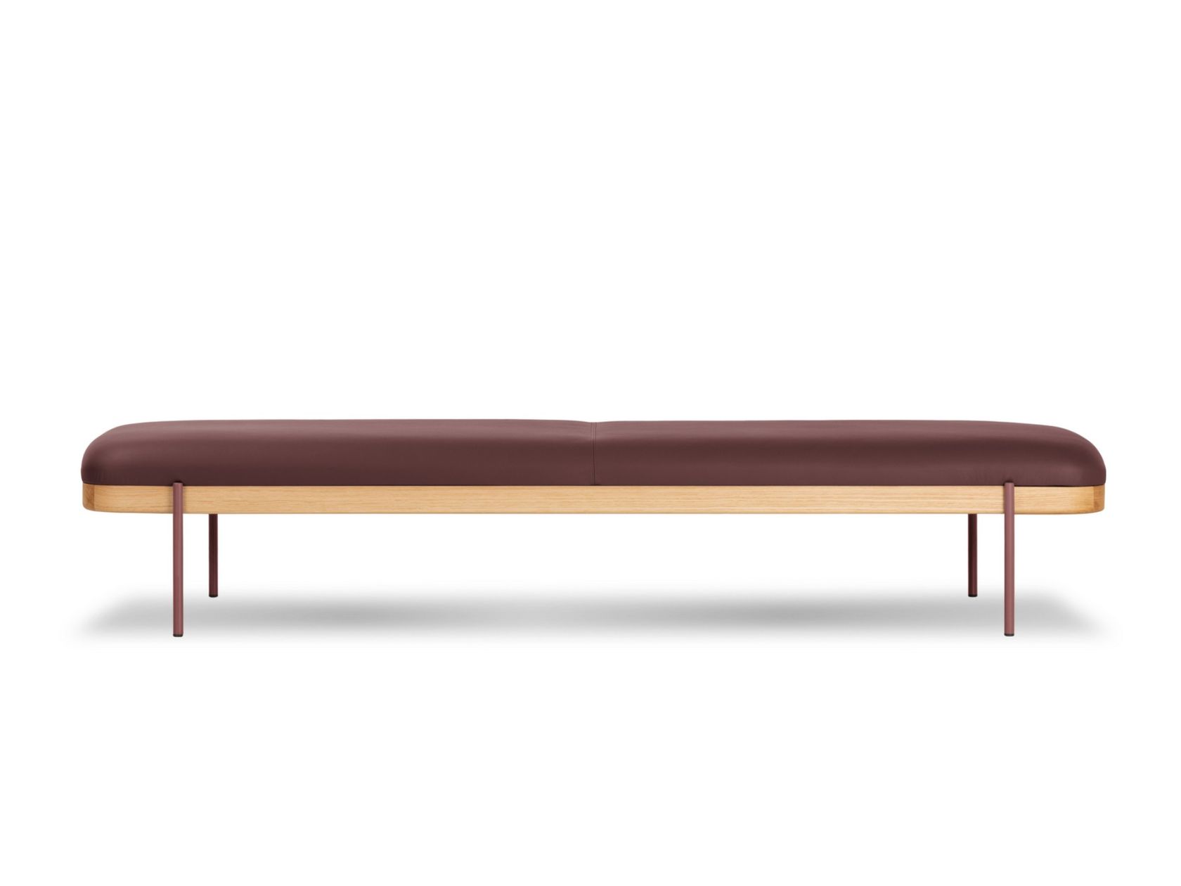 ABISKO Upholstered leather bench By True Design | design Claesson ...