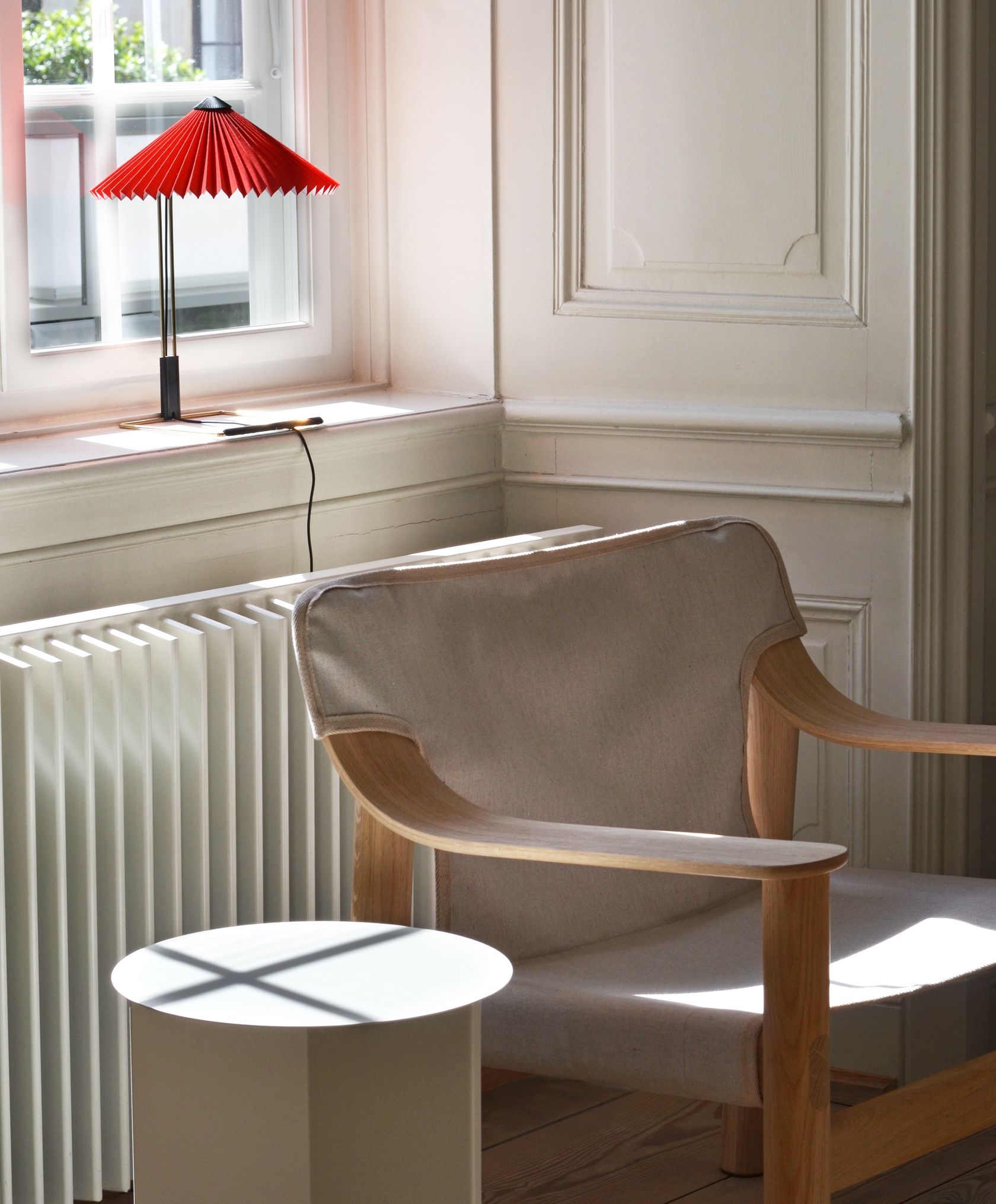 Canvas easy chair with armrests BERNARD CANVAS By Hay design Shane Schneck