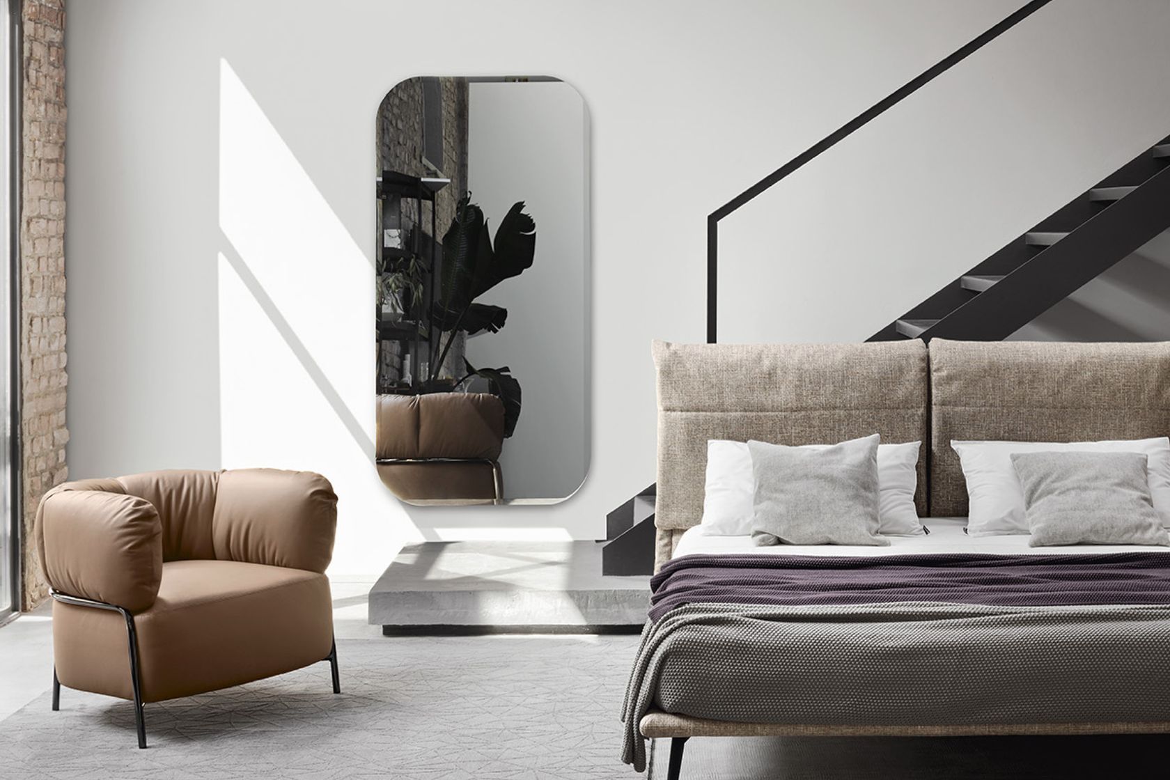 BEVEL | Rectangular mirror By Calligaris design Luca Roccadadria