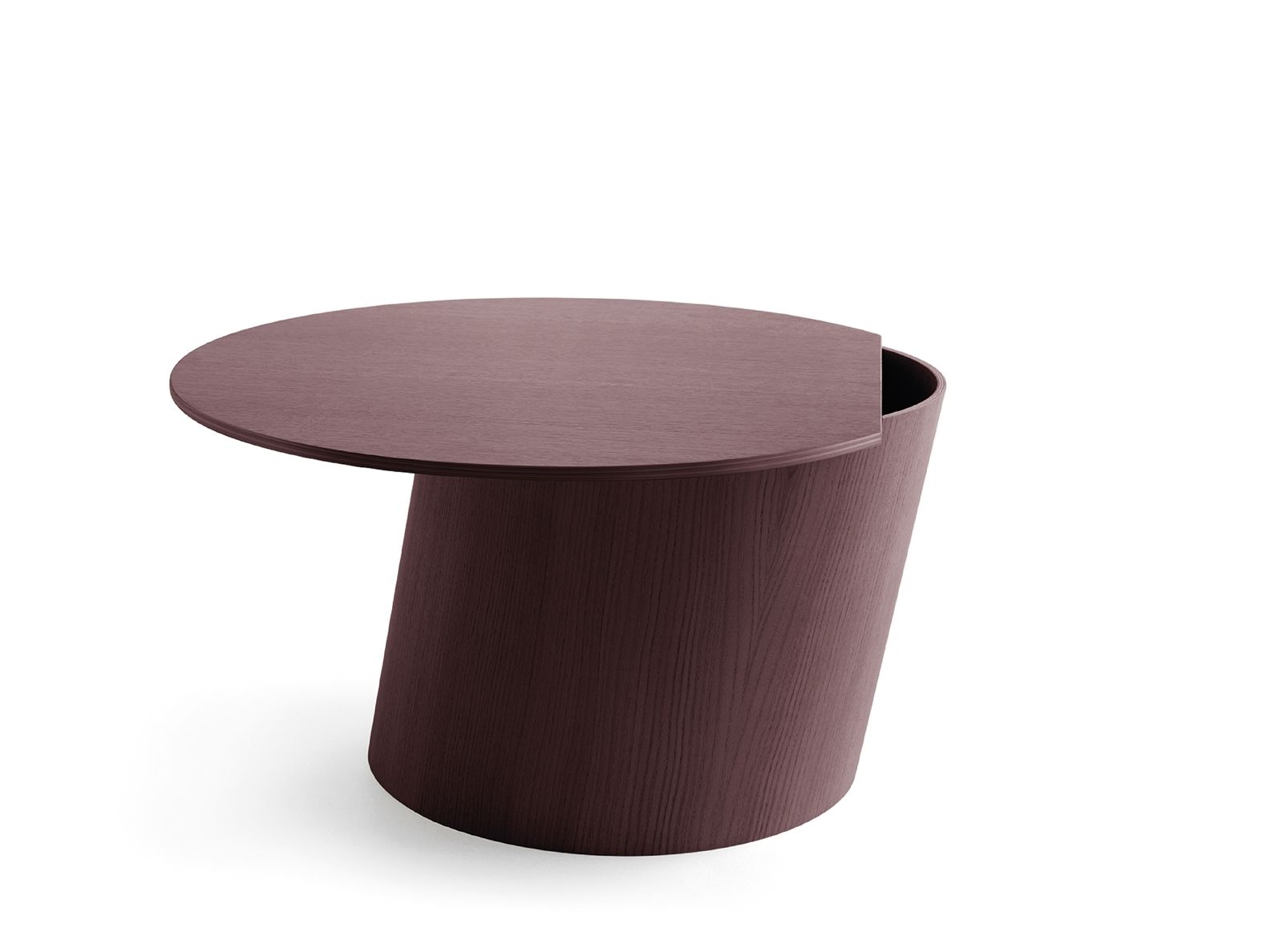 BIAS 70 | Coffee table Round multi-layer wood coffee table By Crassevig ...