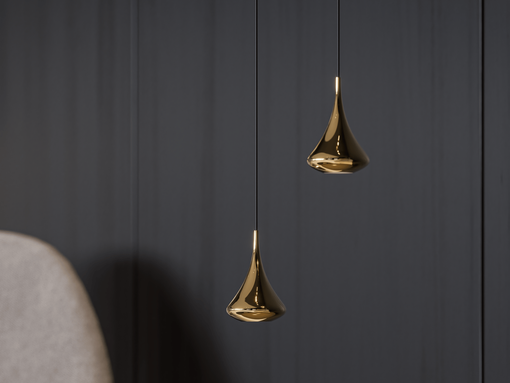 BIBA SLIM Pendant lamp By Intra lighting | design Wilsonic Design