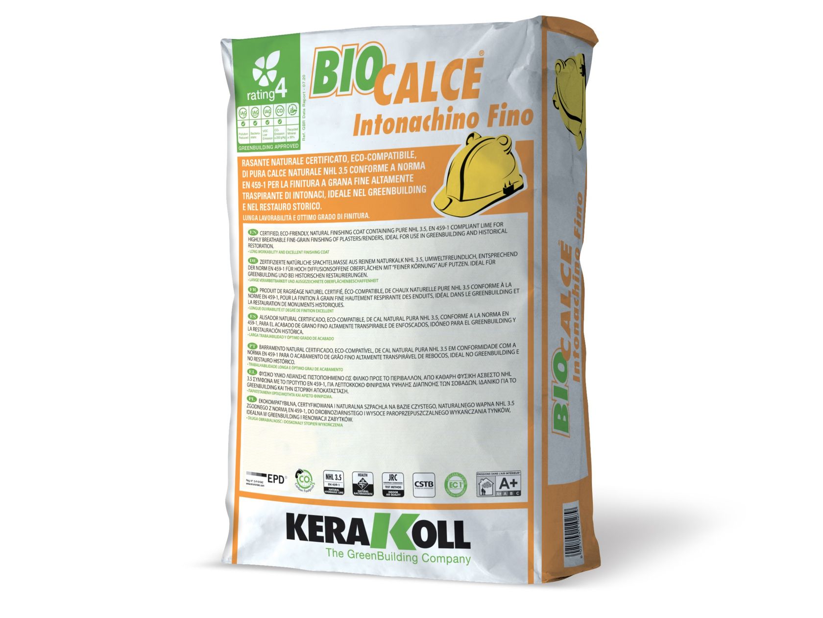 BIOCALCE INTONACHINO FINO Rasante per intonaci a base di calce ...