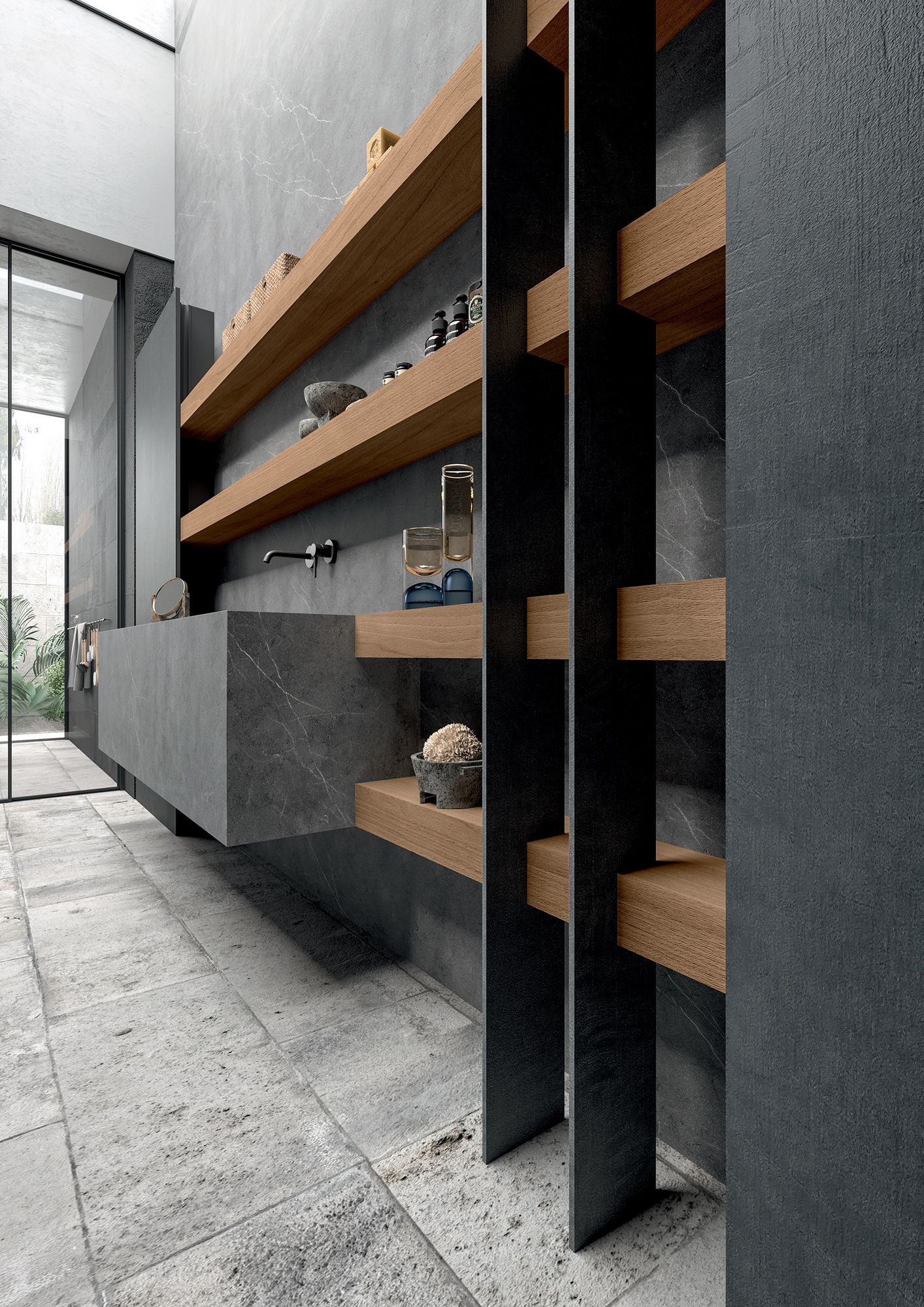 BLADE | Bathroom cabinet Blade Collection By MODULNOVA