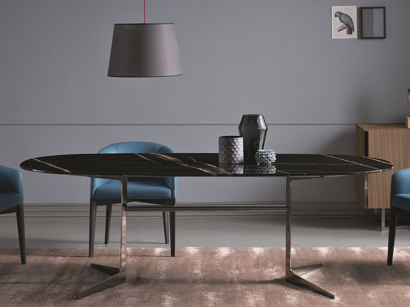 BLAKE | Oval table Blake Collection By Bodema design Adriano Castiglioni