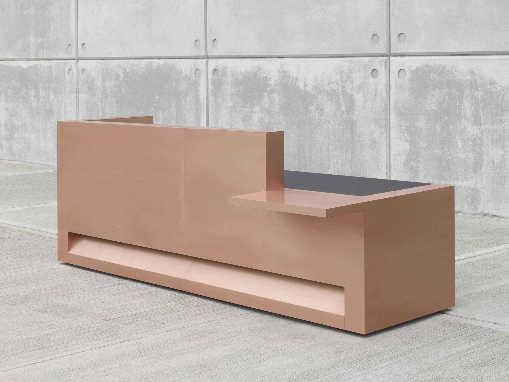 BLOK | Copper Reception desk Blok Collection By Isomi design Paul Crofts