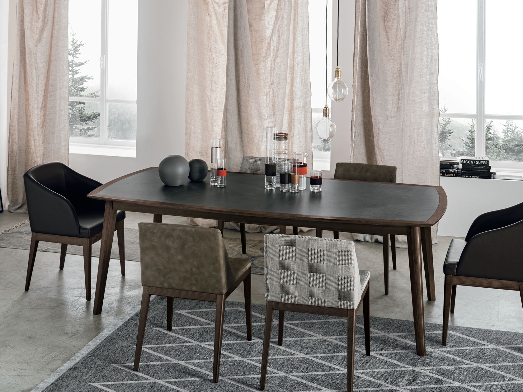 BLOOM | Porcelain stoneware table Bloom Collection By Tomasella