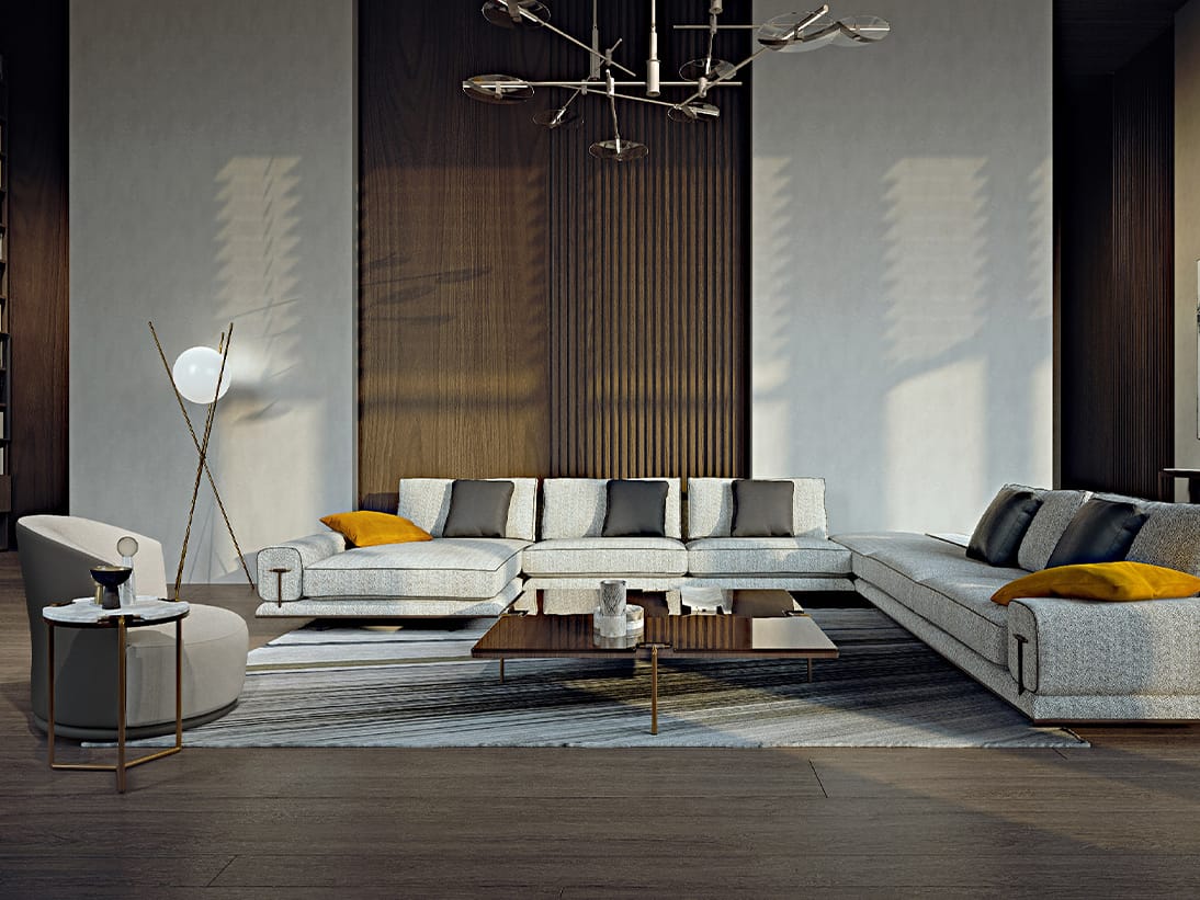 BLUES | Side table Blues Collection By Turri design Giuseppe Viganò