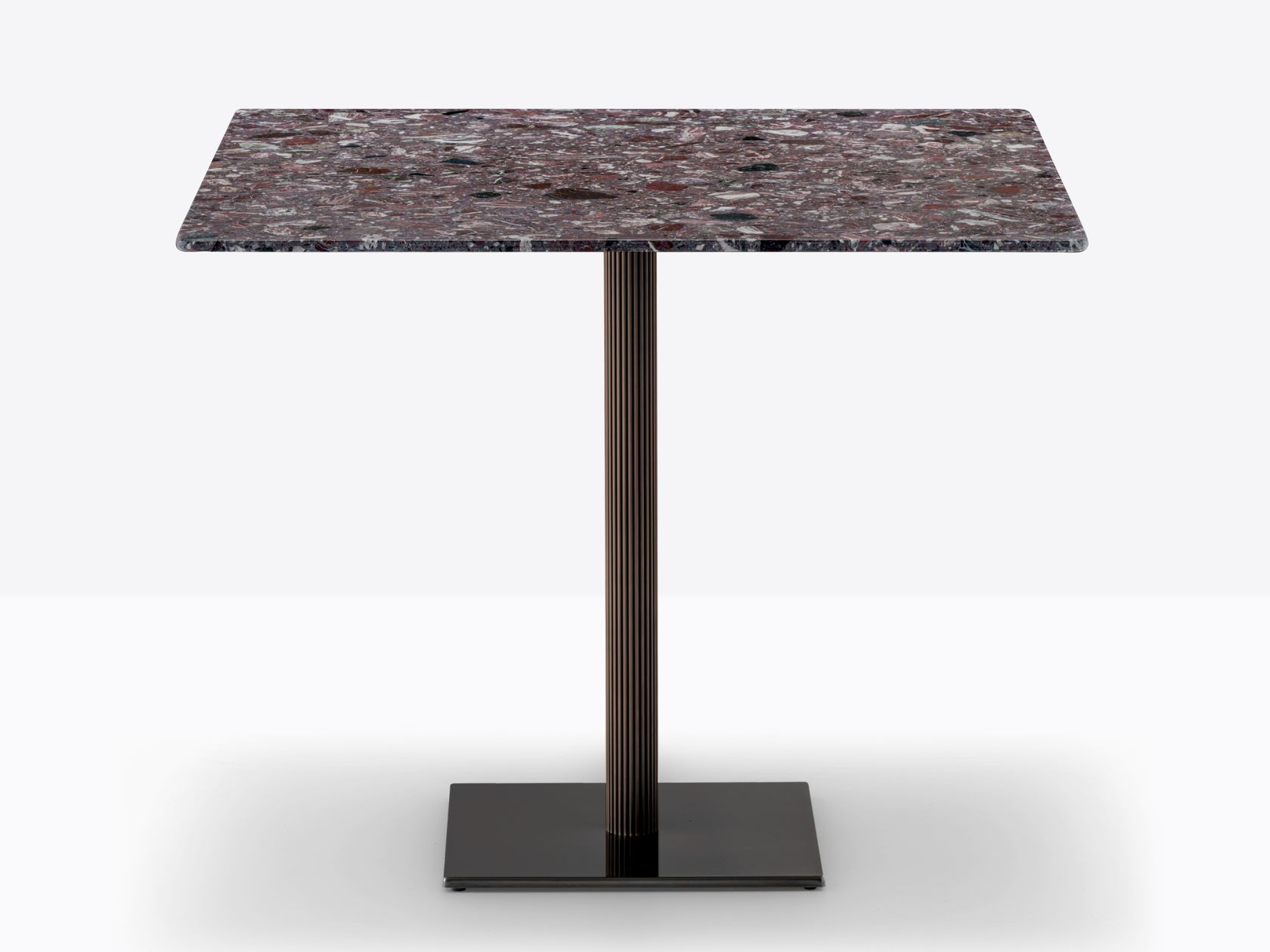 BLUME Square steel table By Pedrali | design Sebastian Herkner
