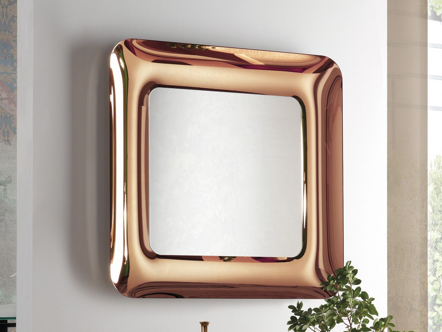 BOA | Square mirror Glass mirror By ARTELINEA