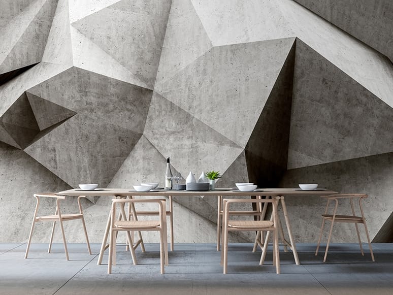 Digital printing wallpaper with concrete effect BOULDER Walls by Patel ...