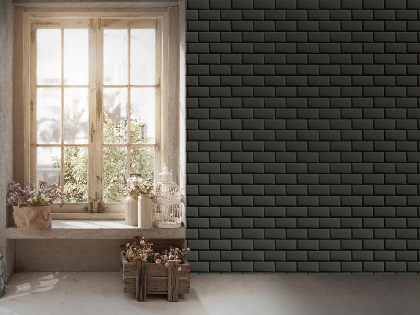 Brick effect Wallpapers | Archiproducts