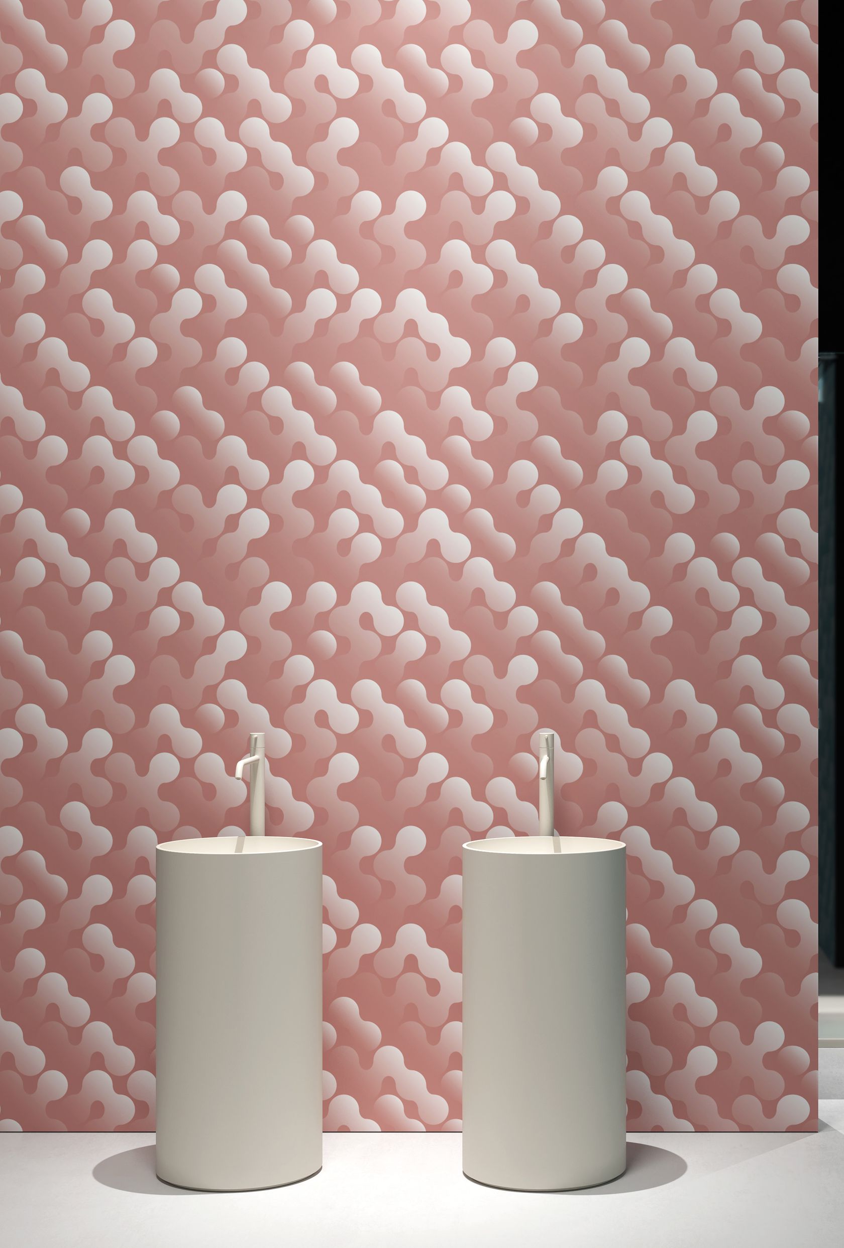 Antibacterial composite material wall tiles BUBBLES By Relax Design