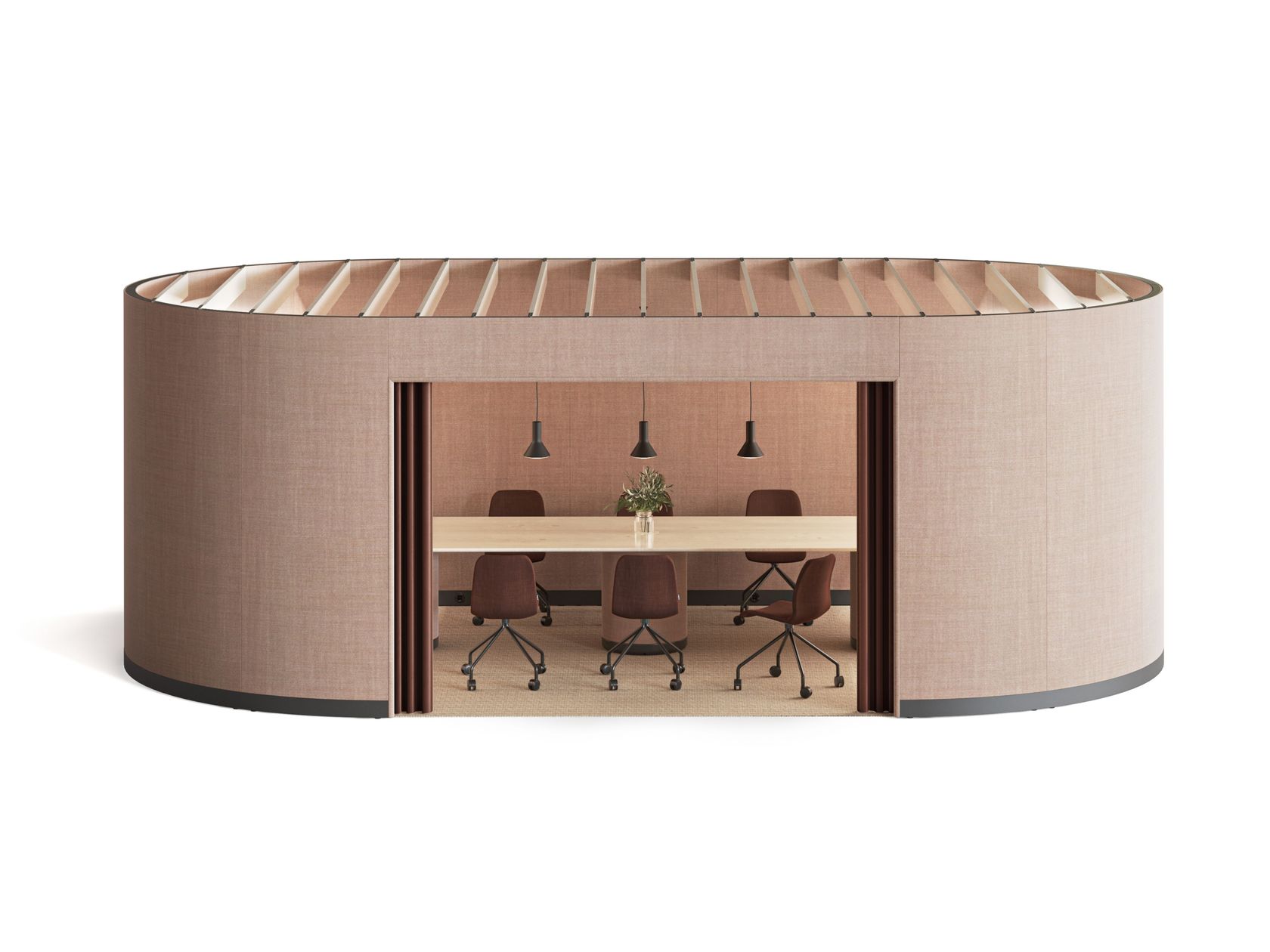 BUILDUP MEETING PAVILION R4 Multimedia office booth By Glimakra of ...