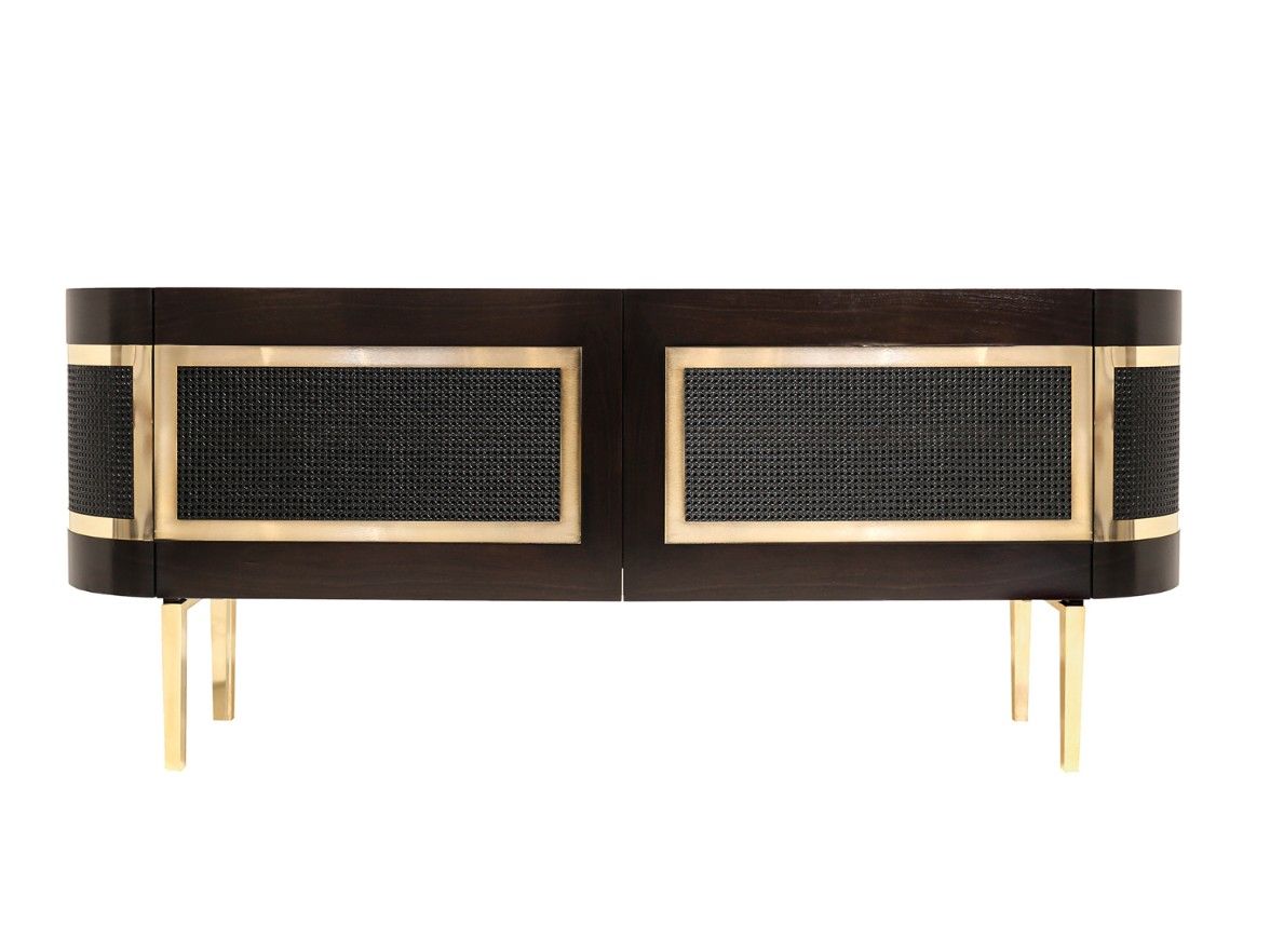 ELEGANCE Wooden sideboard with doors By ANA ROQUE INTERIORS