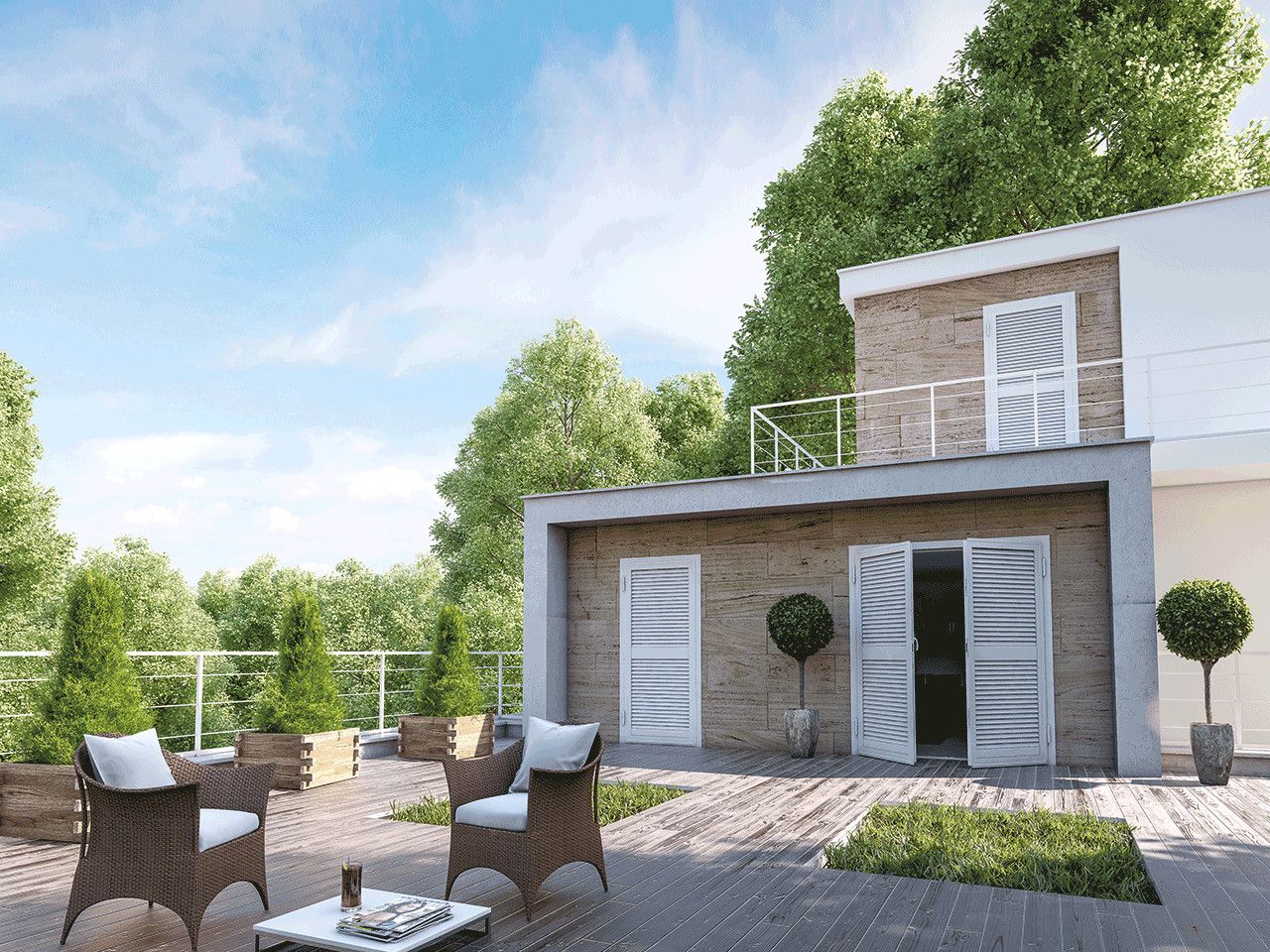 BUNKER Security shutter with fixed louvers By GRUPPO ESSE