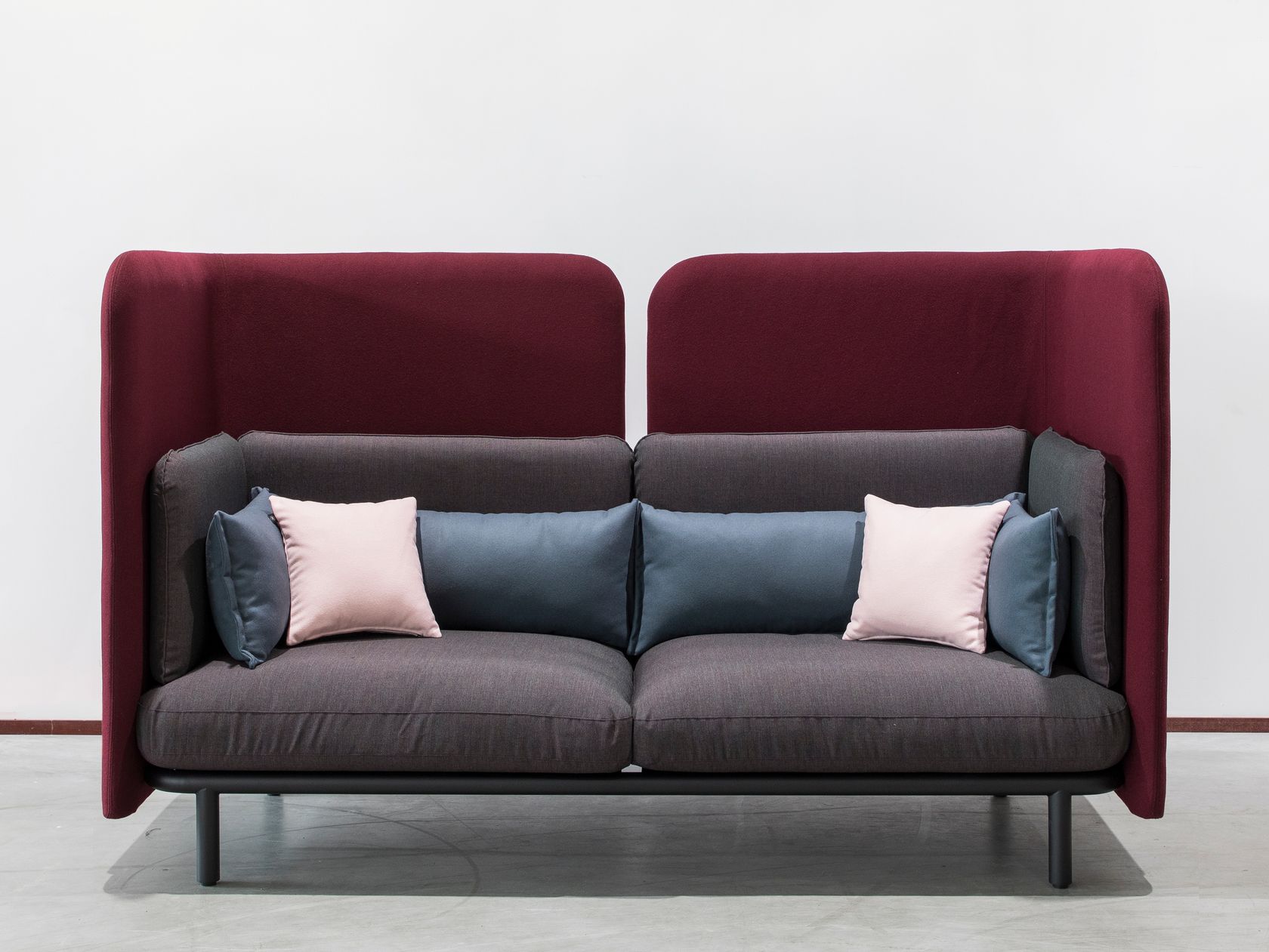 BUZZISPARK 2 seater high-back fabric sofa By BuzziSpace | design Alain ...