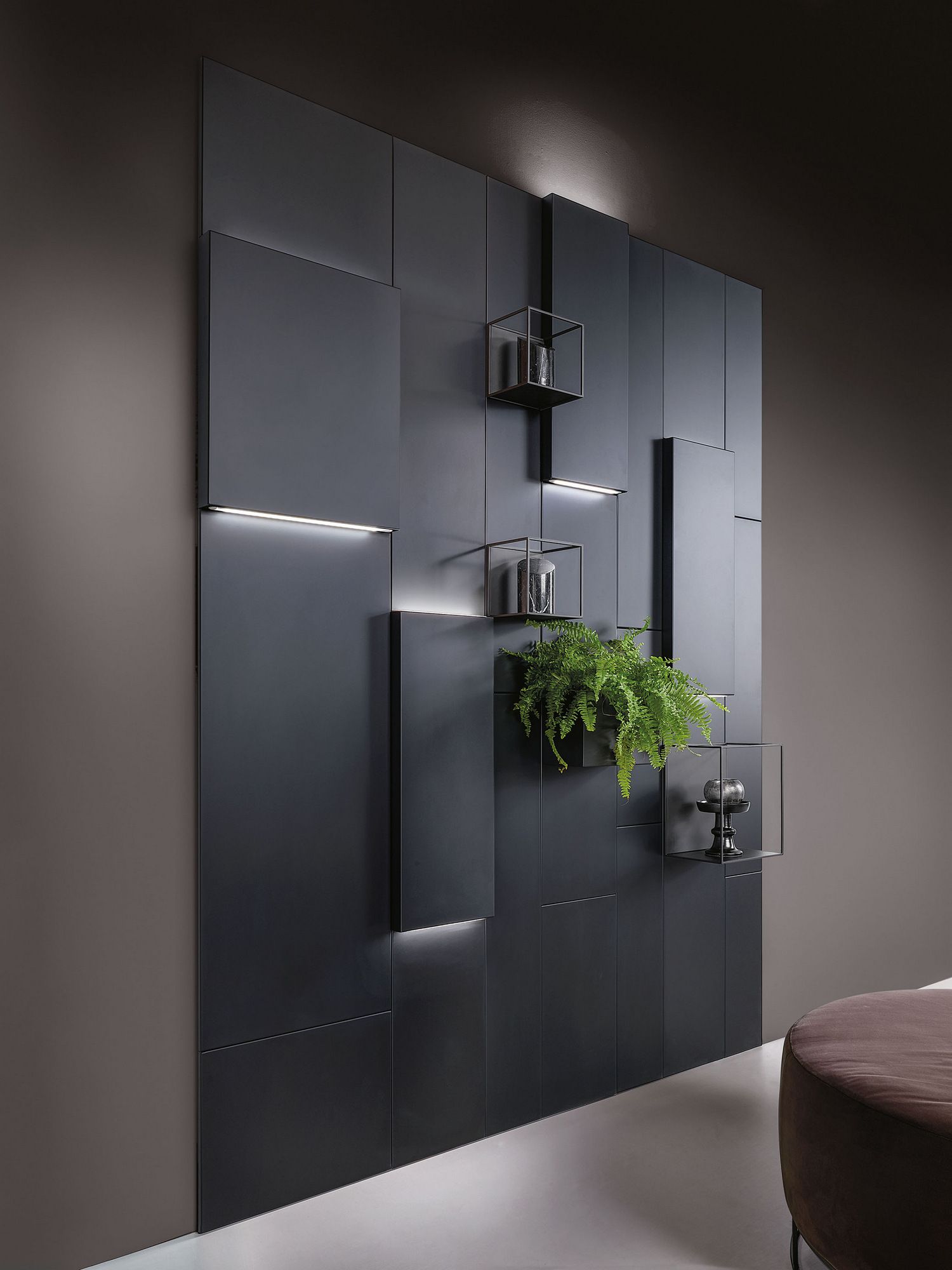 CADDY LIGHT Metal boiserie with integrated lighting By Ronda Design ...