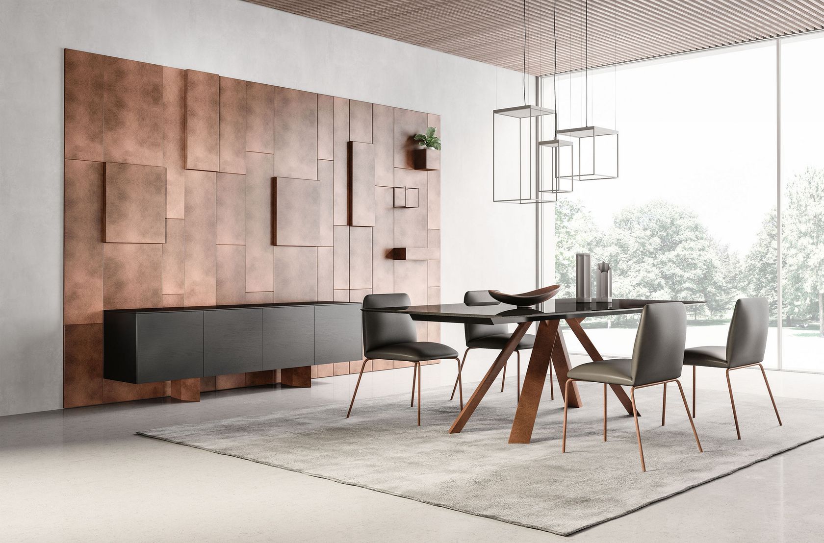 CADDY LIGHT Metal boiserie with integrated lighting By Ronda Design ...