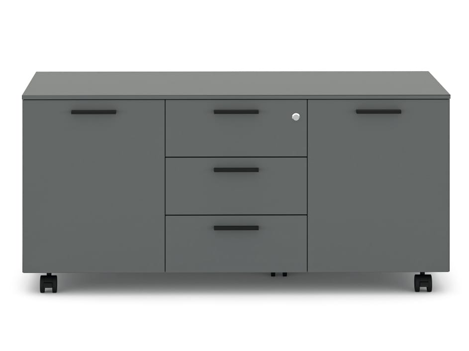 Office Storage units Revit | Modular, with doors and drawers ...
