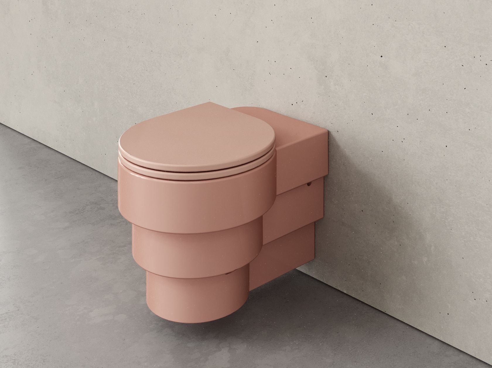 CALLIPYGE ROSE WC suspendu en céramique By Trone