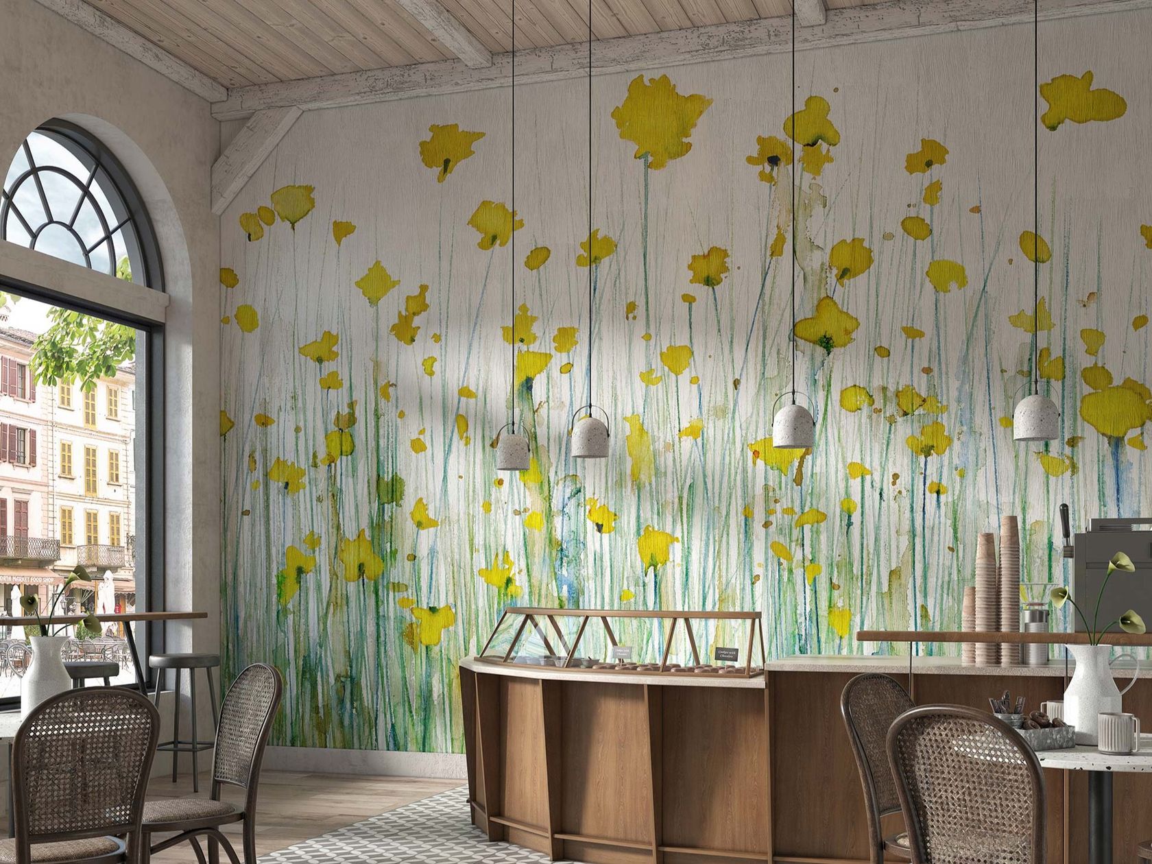 CAMPO DEI FIORI Carta da parati By Tecnografica | design Marco Fontana