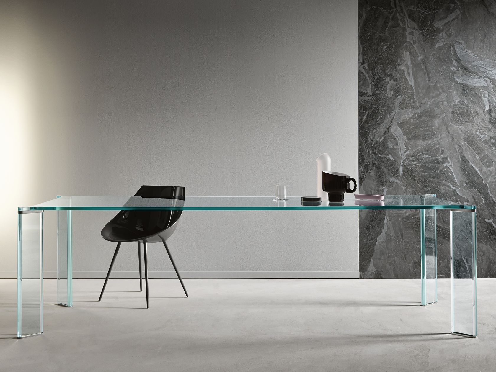 CAN CAN | Tavolo in vetro By Tonelli Design design Mario Milana