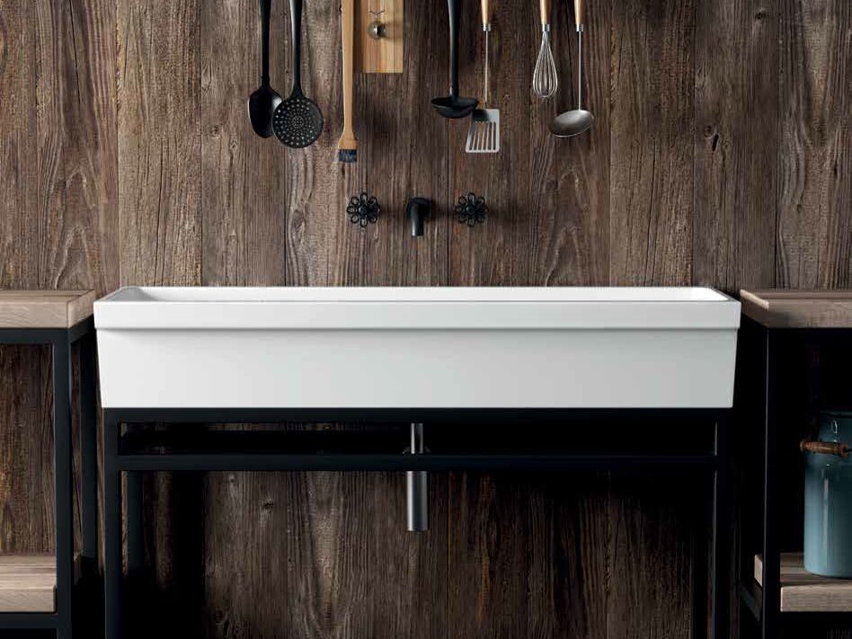 Single countertop ceramic sink CANALE 2005 Kitchen Collection By ...