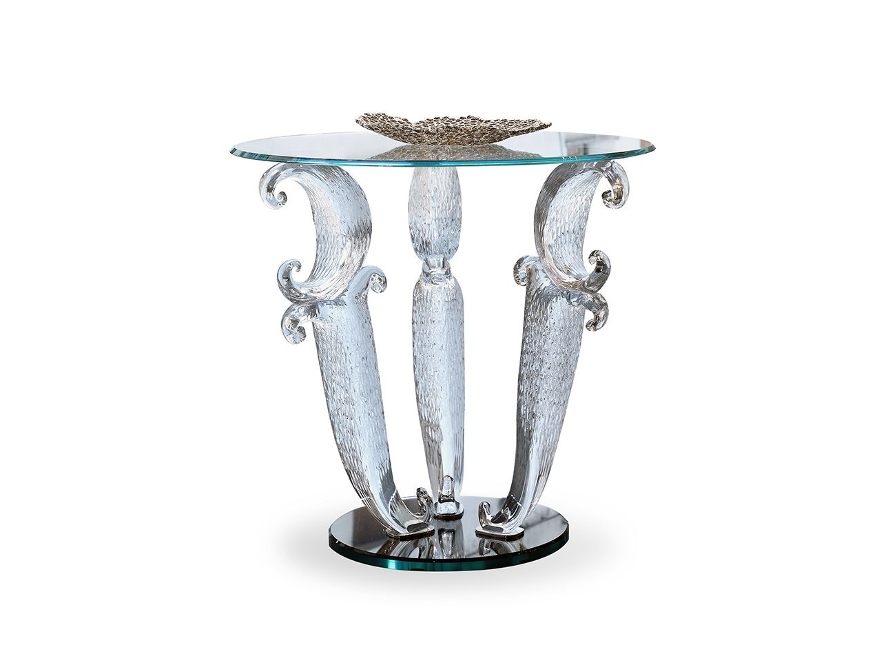CASANOVA Round glass coffee table By Reflex