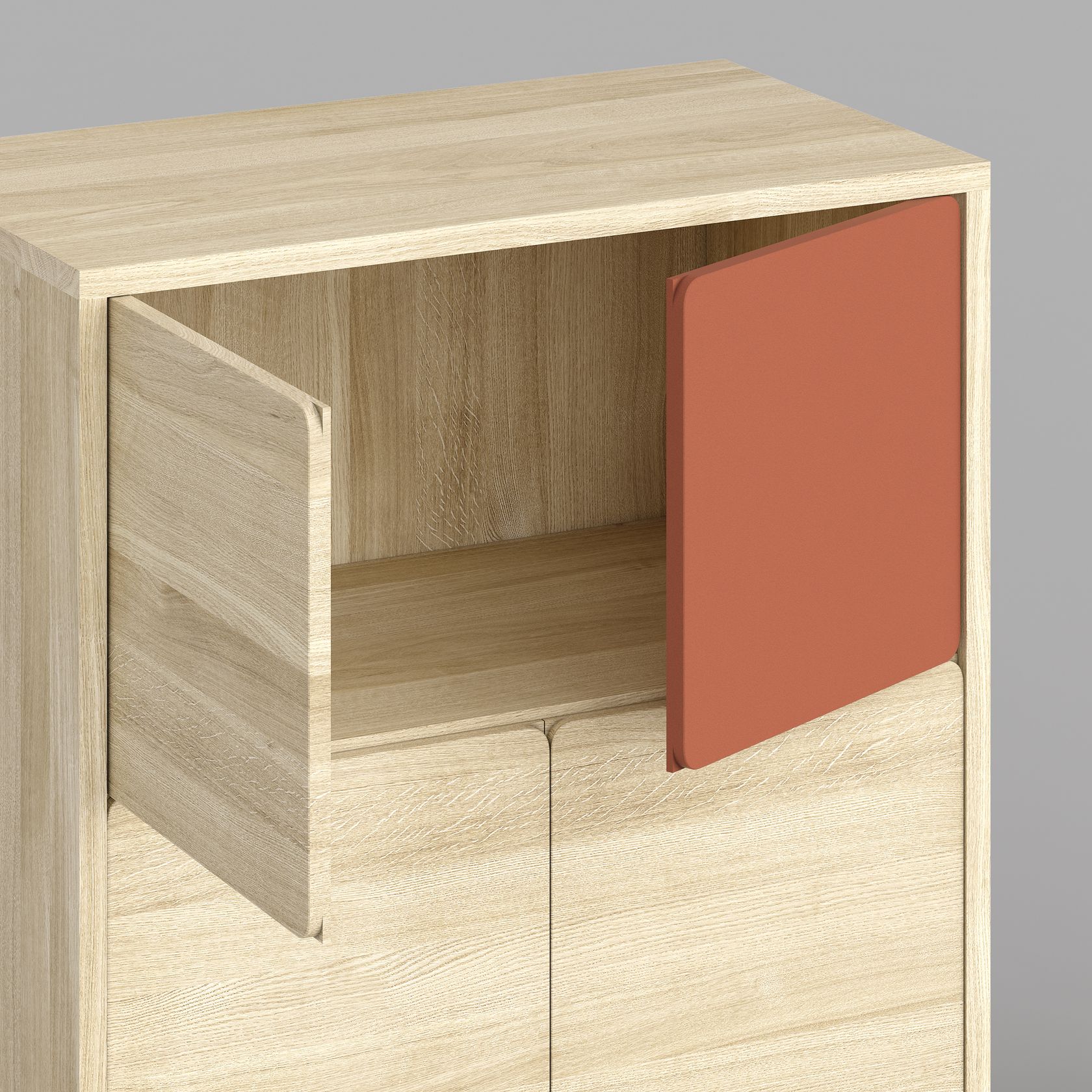 CAVUS | Highboard Solid wood highboard with doors By Vitamin Design ...