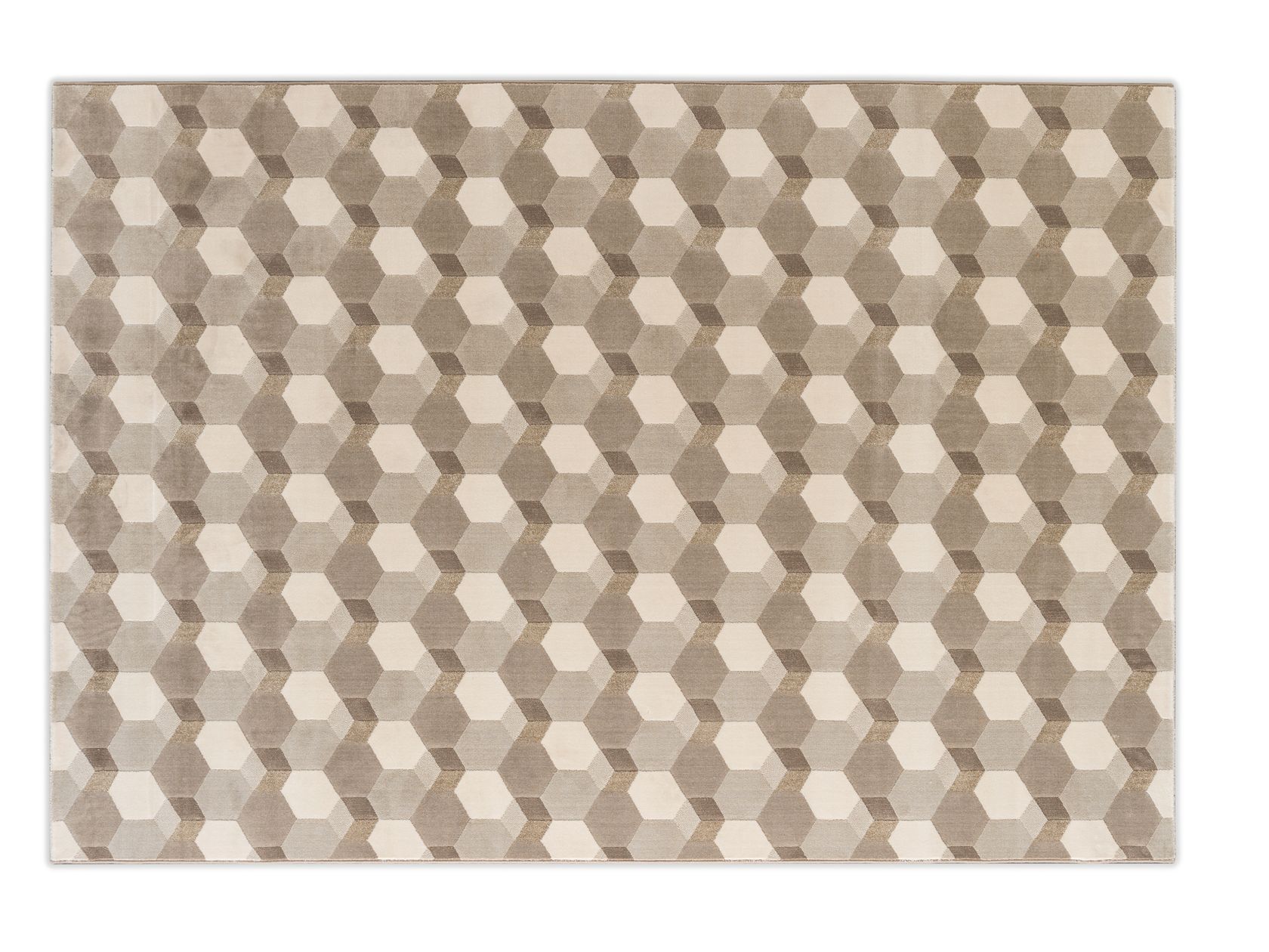 CEMENTINO Synthetic fibre rug with geometric shapes By Calligaris ...