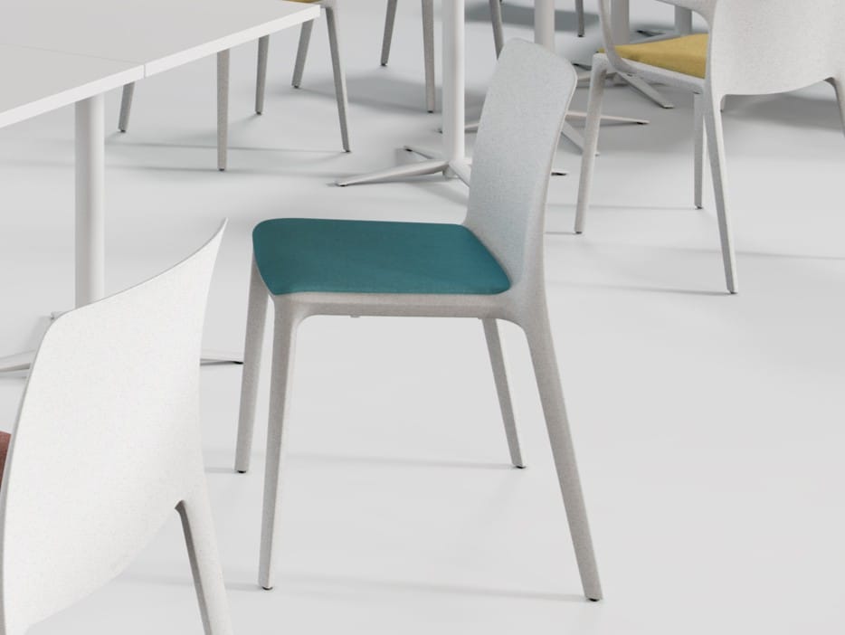 FLUIT | Chair with integrated cushion Fluit Collection By ACTIU design Archirivolto
