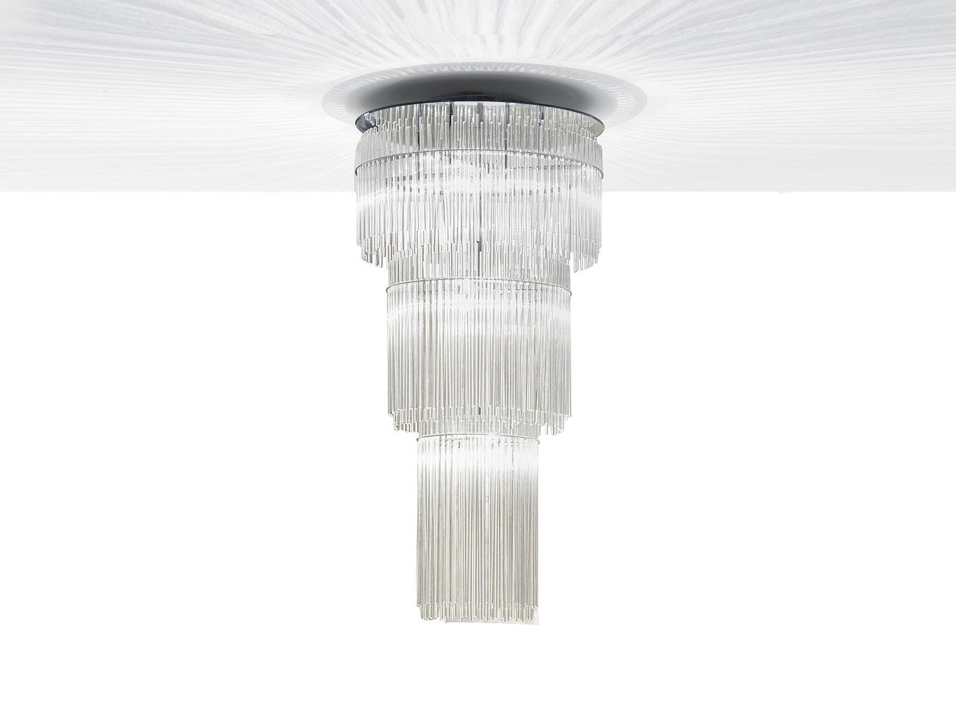CHARLESTON LED Murano glass pendant lamp By Reflex