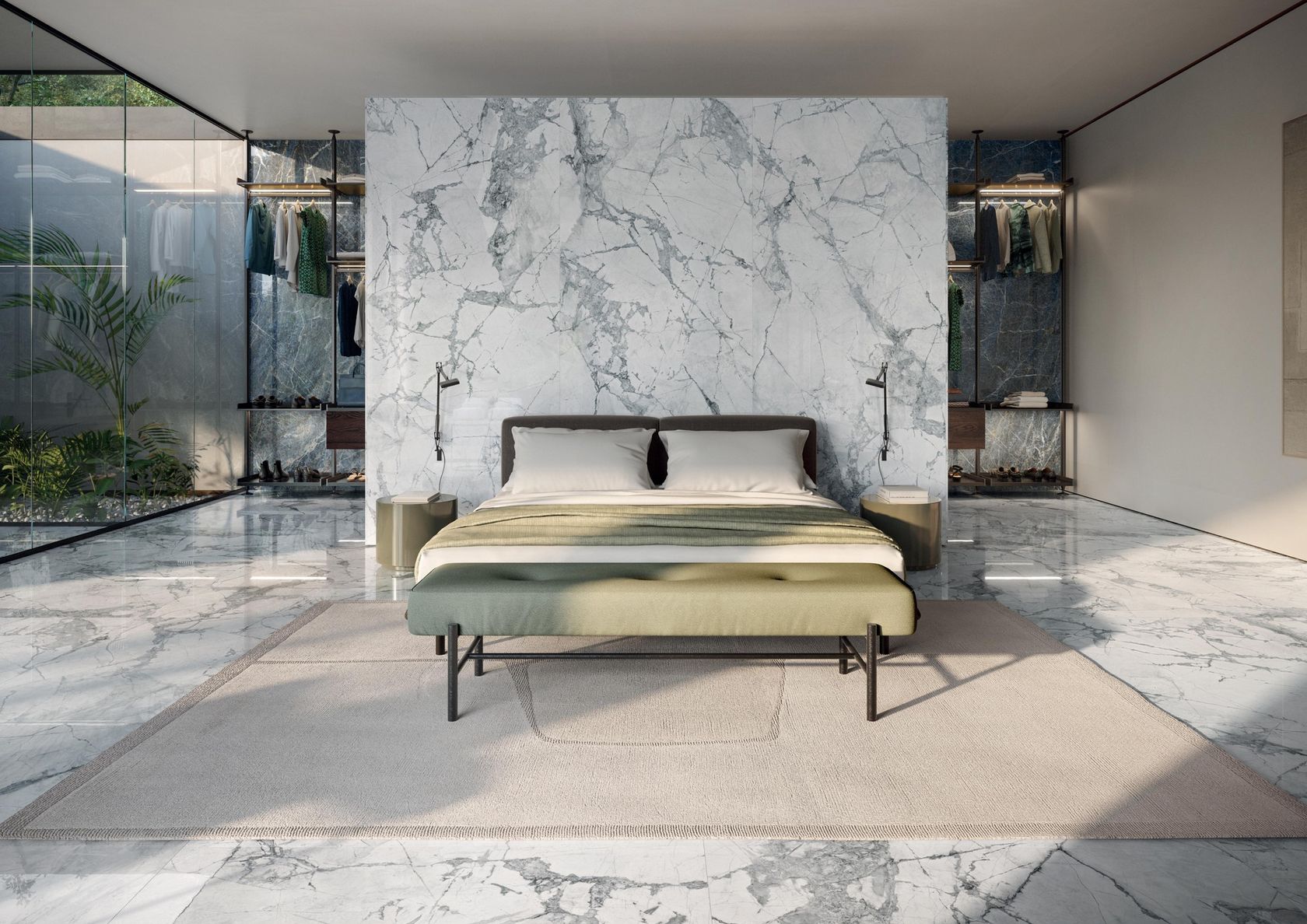 CHARM EXPERIENCE INVISIBLE GREY Porcelain stoneware wall/floor tiles ...