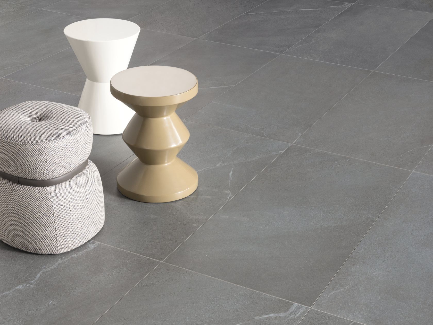 Porcelain stoneware wall/floor tiles with stone effect CHORUS GREY ...