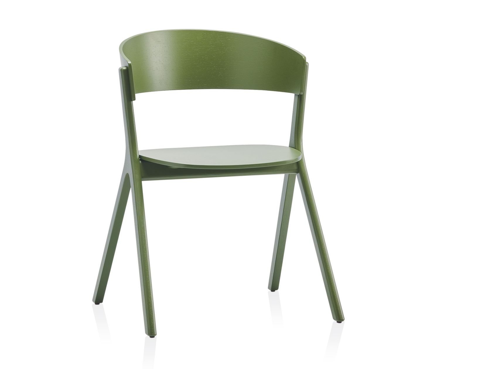 Ash chair CIRCUS WOOD OLIVE GREEN By EDITS