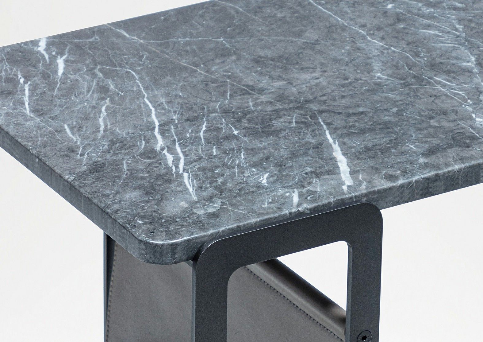 Marble coffee table with integrated magazine rack CLEO By CAMERICH