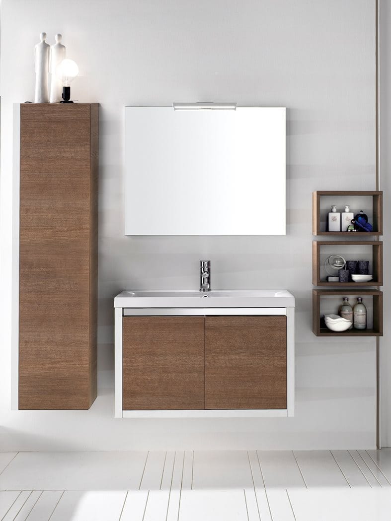Sistema bagno componibile CLEVER - Composizione 3 By INDA®