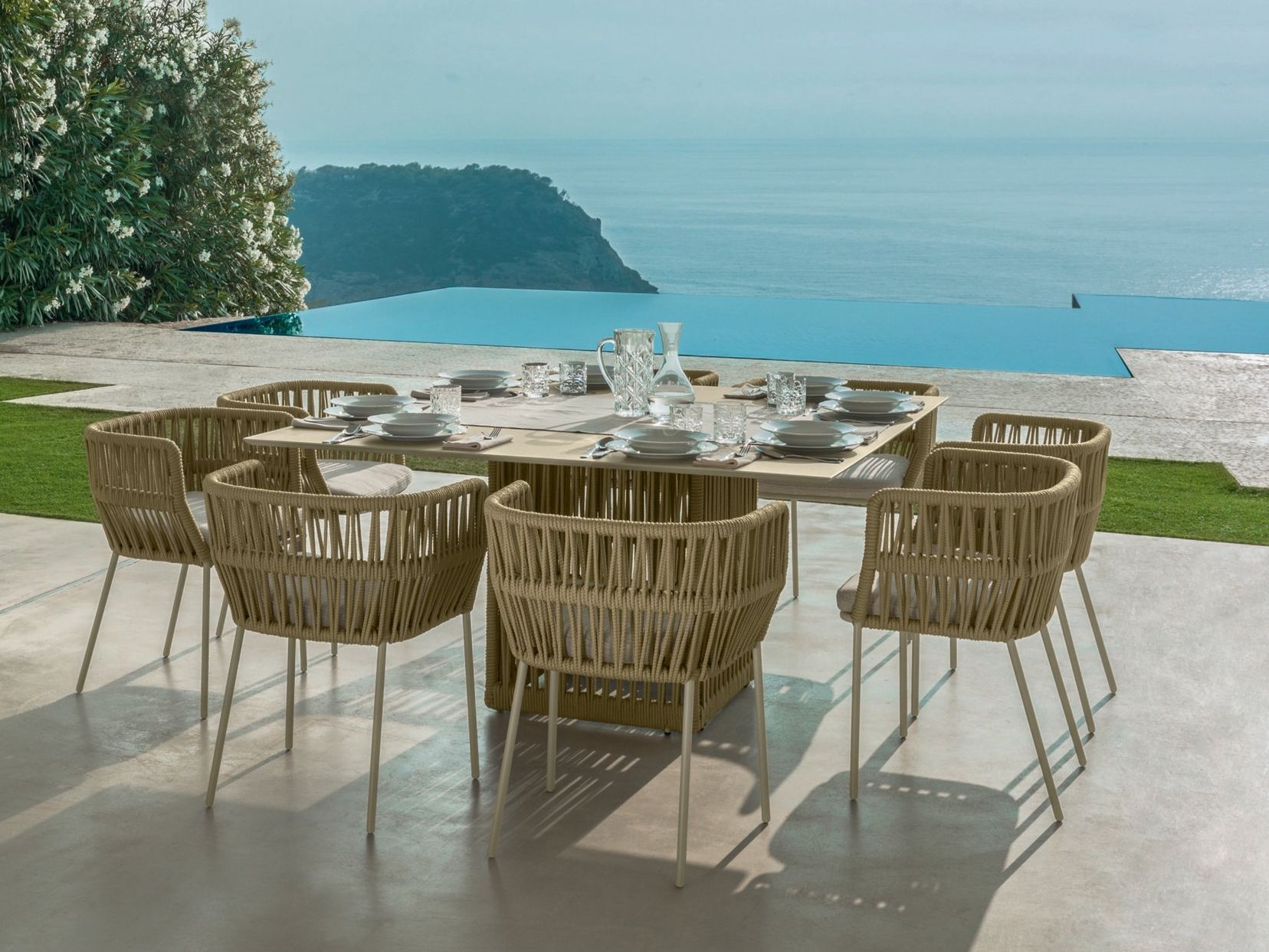 CLIFF | Square table Cliff Collection By Talenti design Ludovica ...