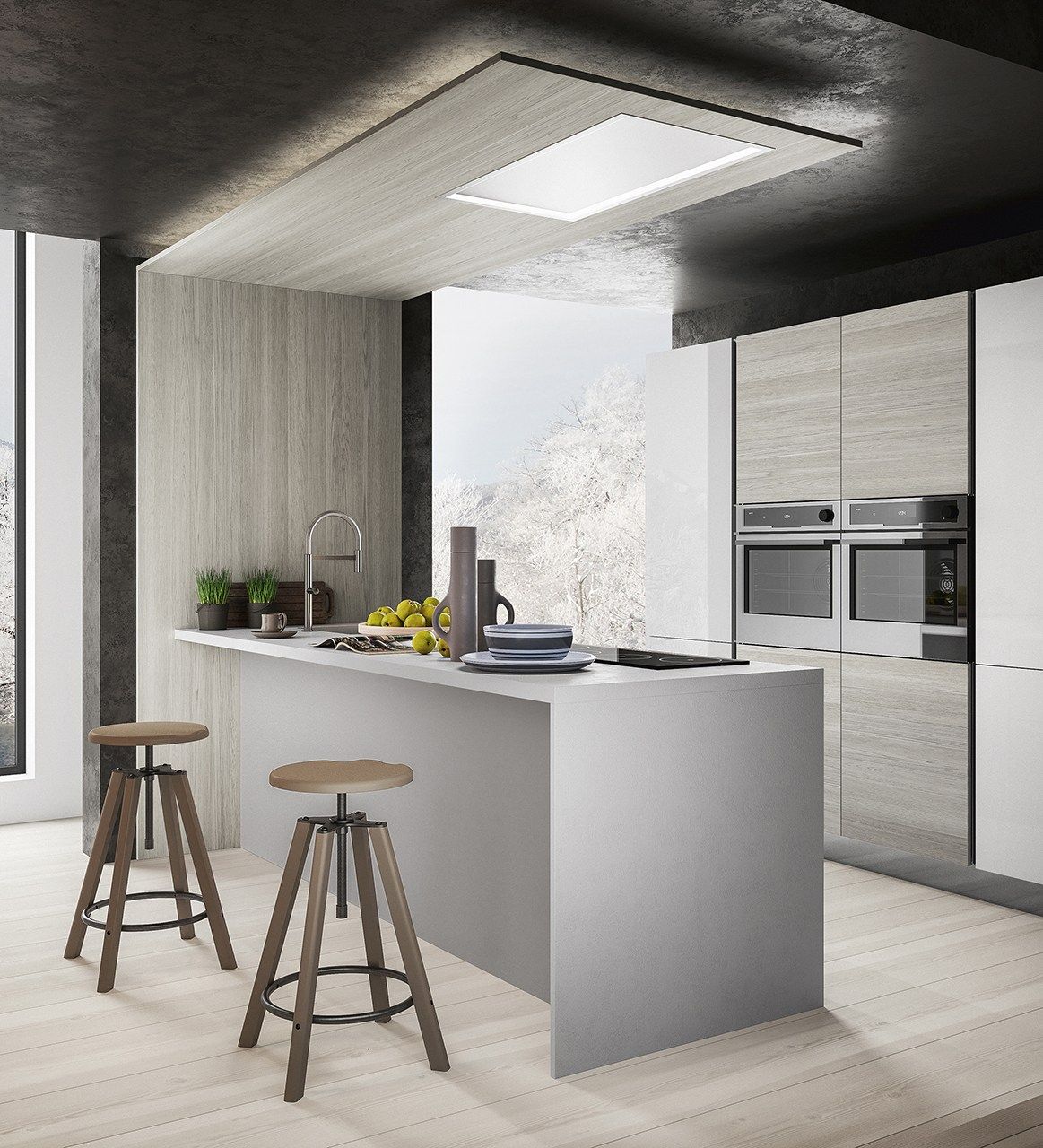 CLOE | Kitchen with peninsula By ARREDO 3