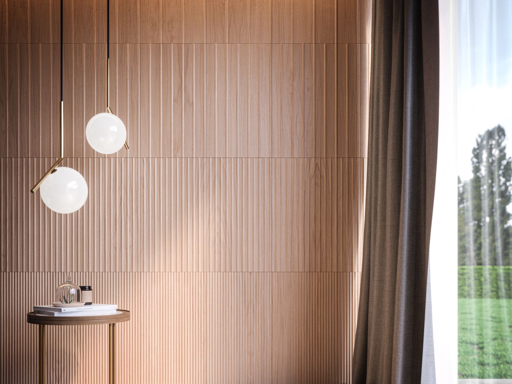 RELEVO Wooden boiserie / 3D Wall Cladding By FOGLIE D'ORO