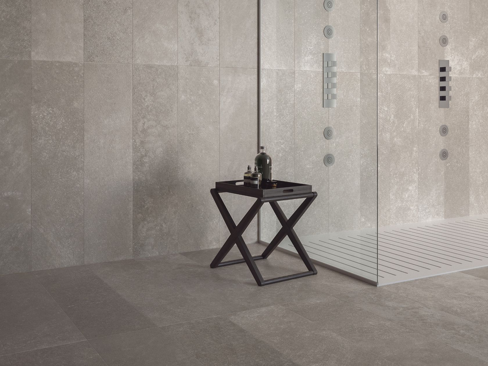Indoor porcelain stoneware wall/floor tiles CODE GREY Code Collection ...