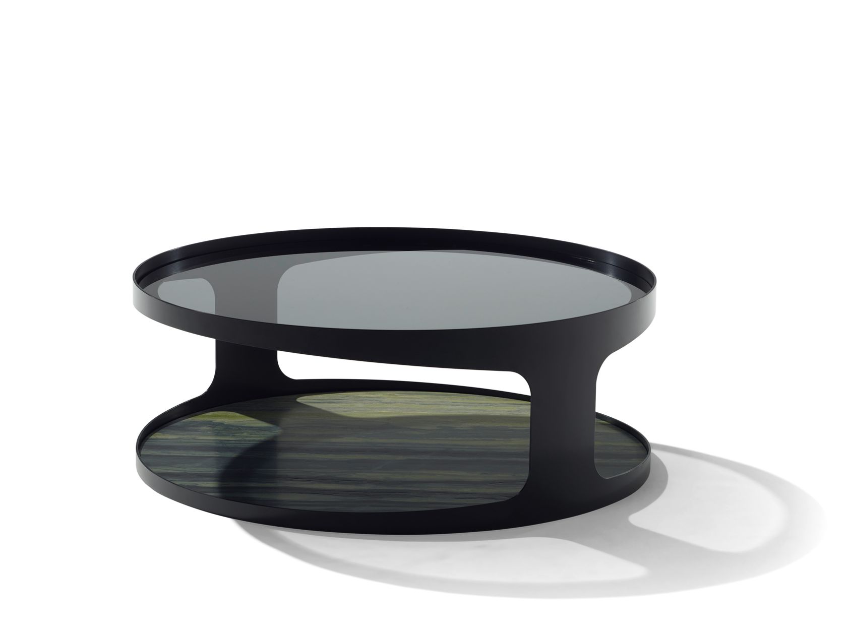 COLIN Round metal coffee table By Draenert | design Stephan Veit