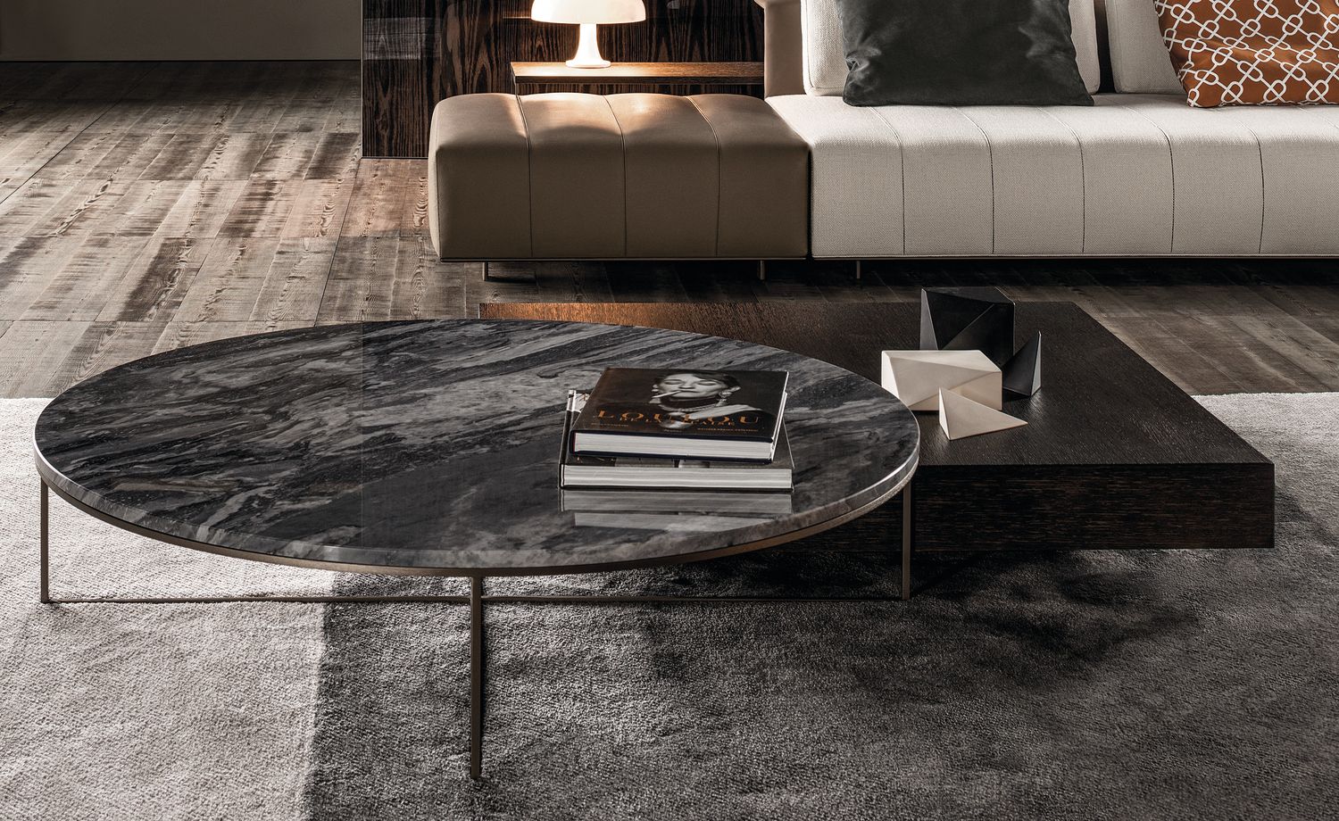 CALDER BRONZE Coffee table By Minotti | design Rodolfo Dordoni