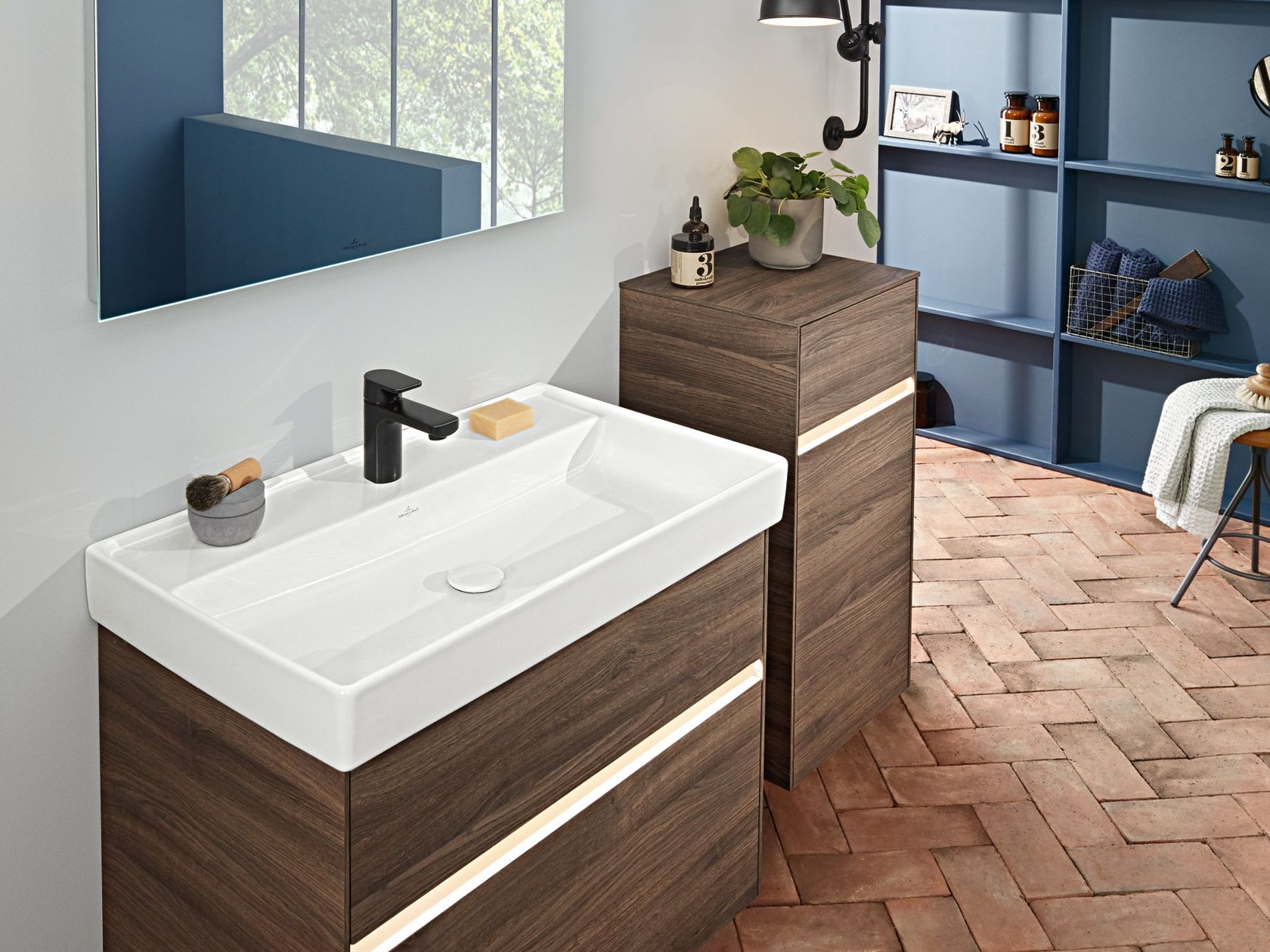 COLLARO | Rectangular washbasin Collaro Collection By Villeroy & Boch