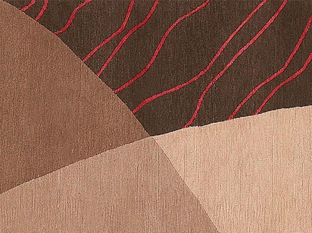 CONTACT Handmade rectangular rug By Deirdre Dyson