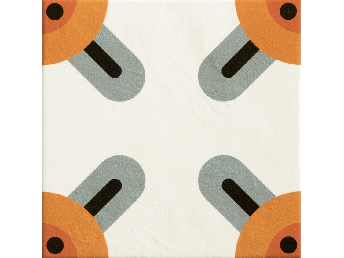 MATTONELLE MARGHERITA Glazed porcelain stoneware wall/floor tiles By ...