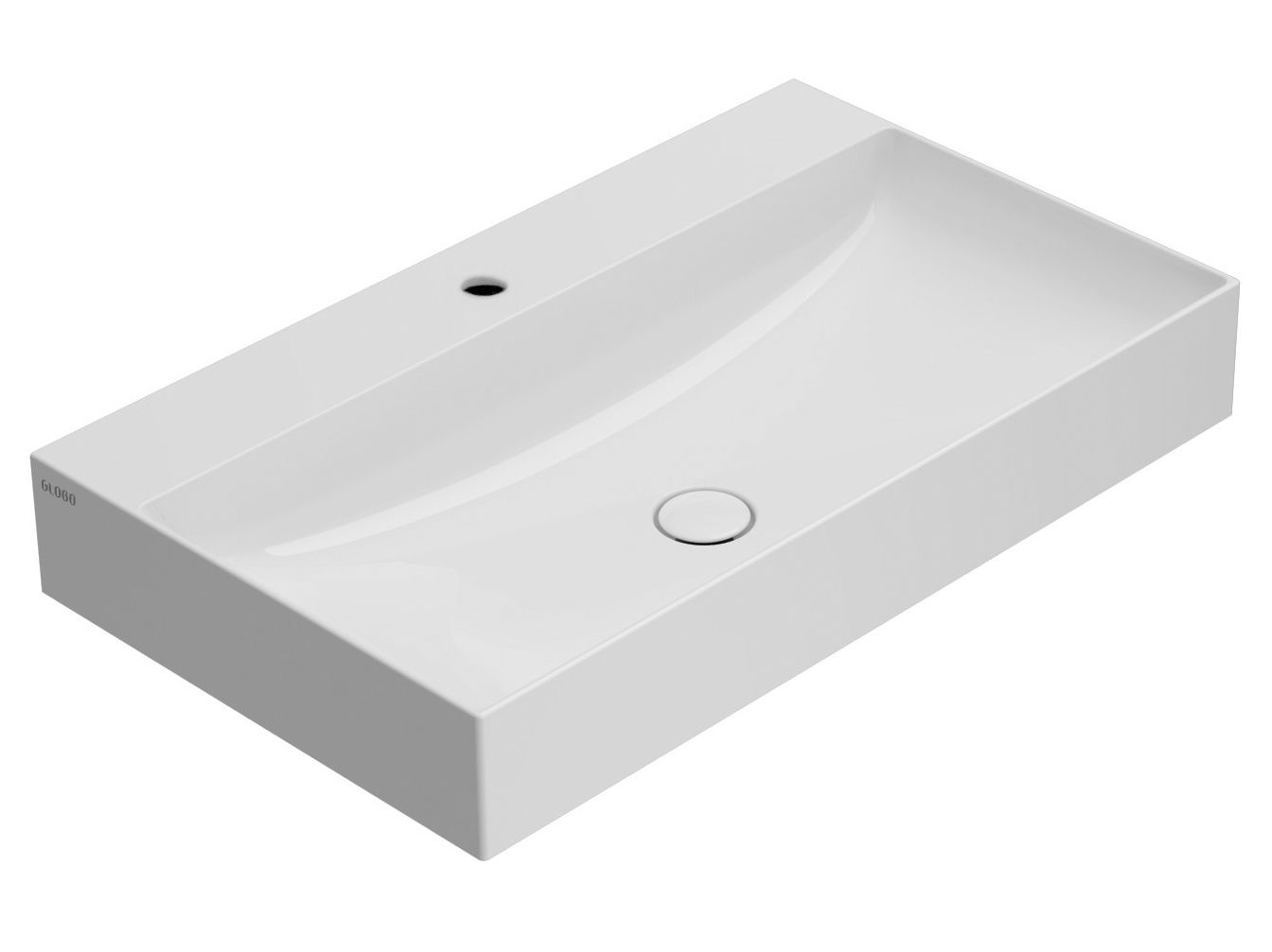 T-EDGE | Countertop washbasin T-Edge Collection By Ceramica Globo