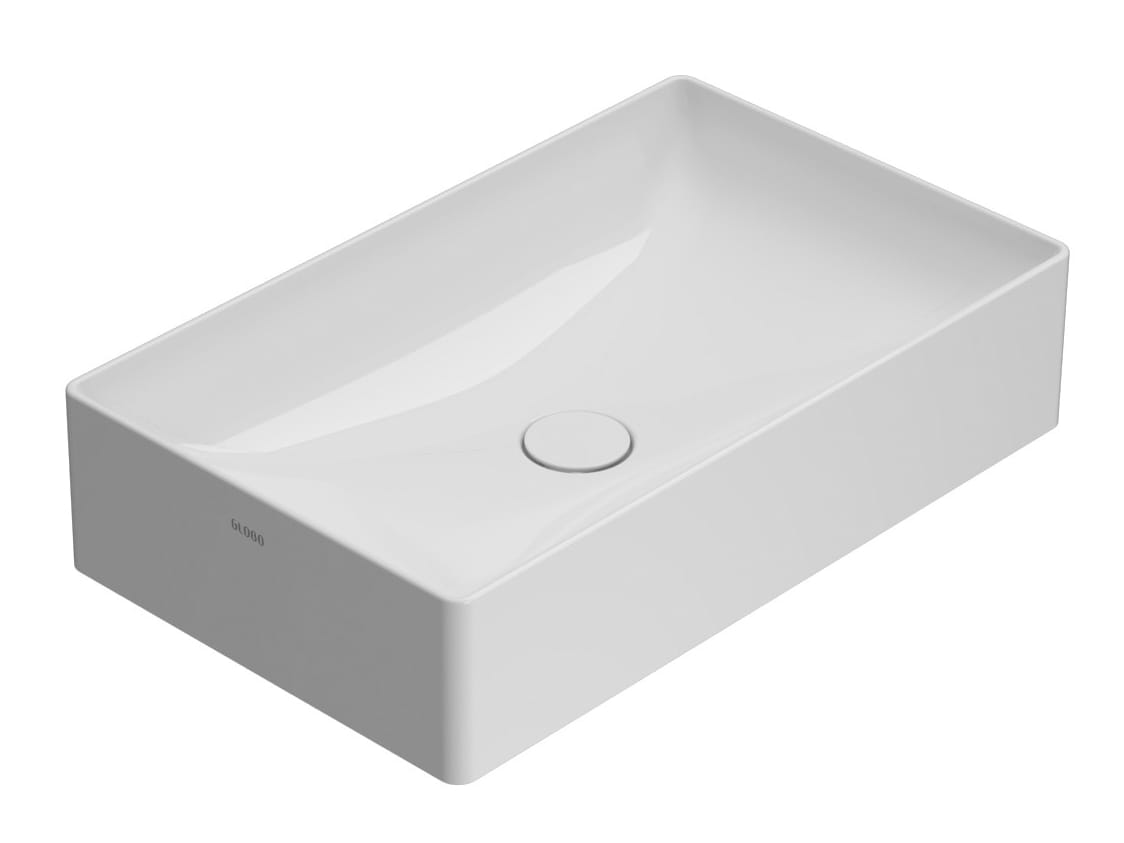 T-EDGE | Countertop washbasin T-Edge Collection By Ceramica Globo
