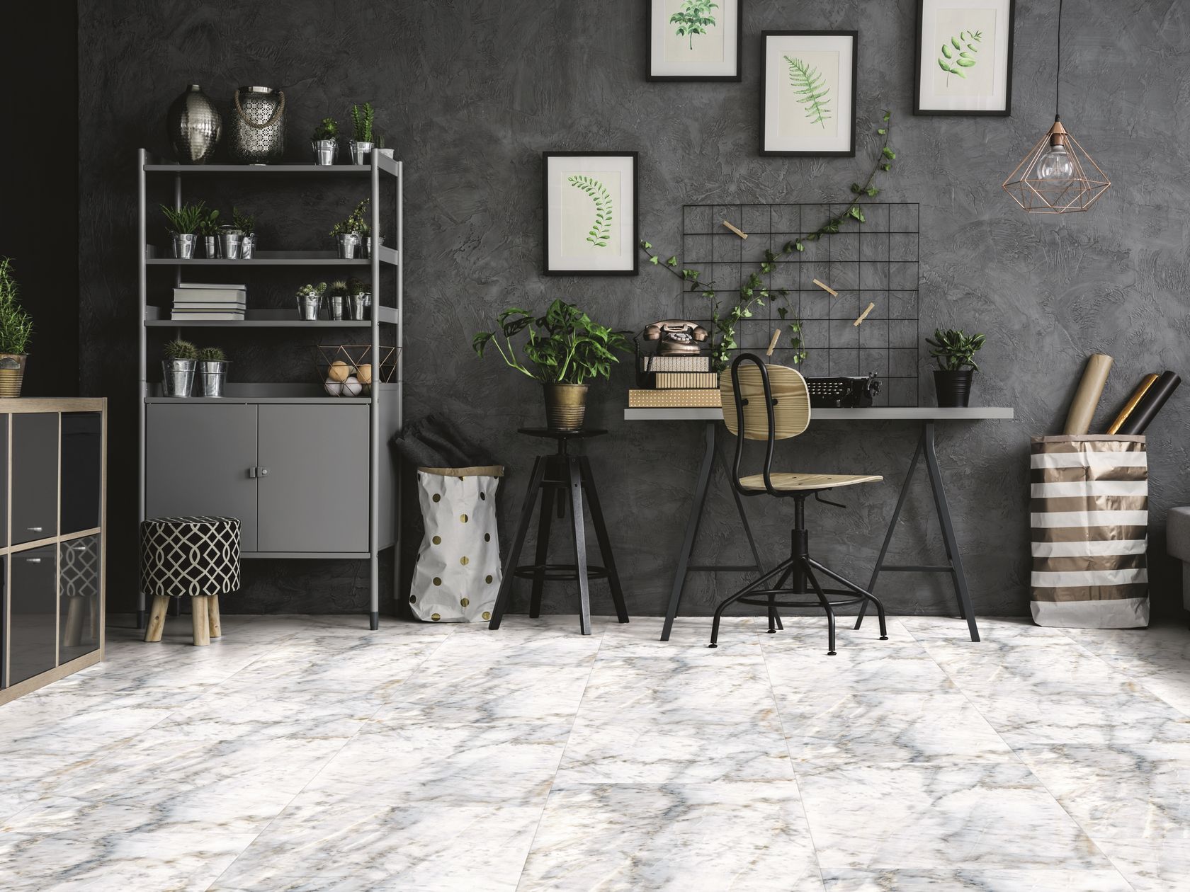 CREATION 55 | Flooring with marble effect Luxury Vinyl Tiles Collection ...